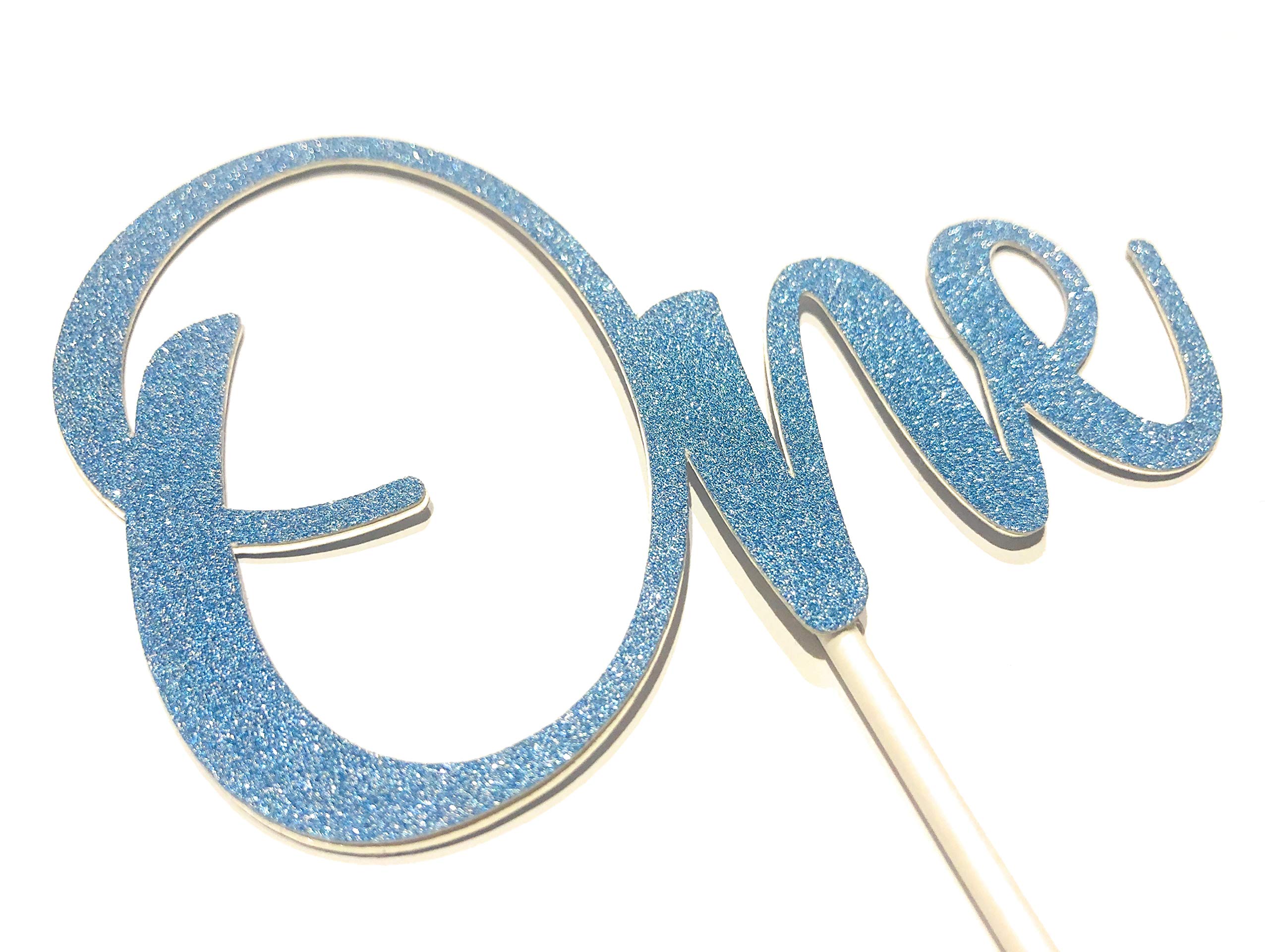 Buy Baby Blue First Birthday ONE Cake Topper | Happy first birthday ...