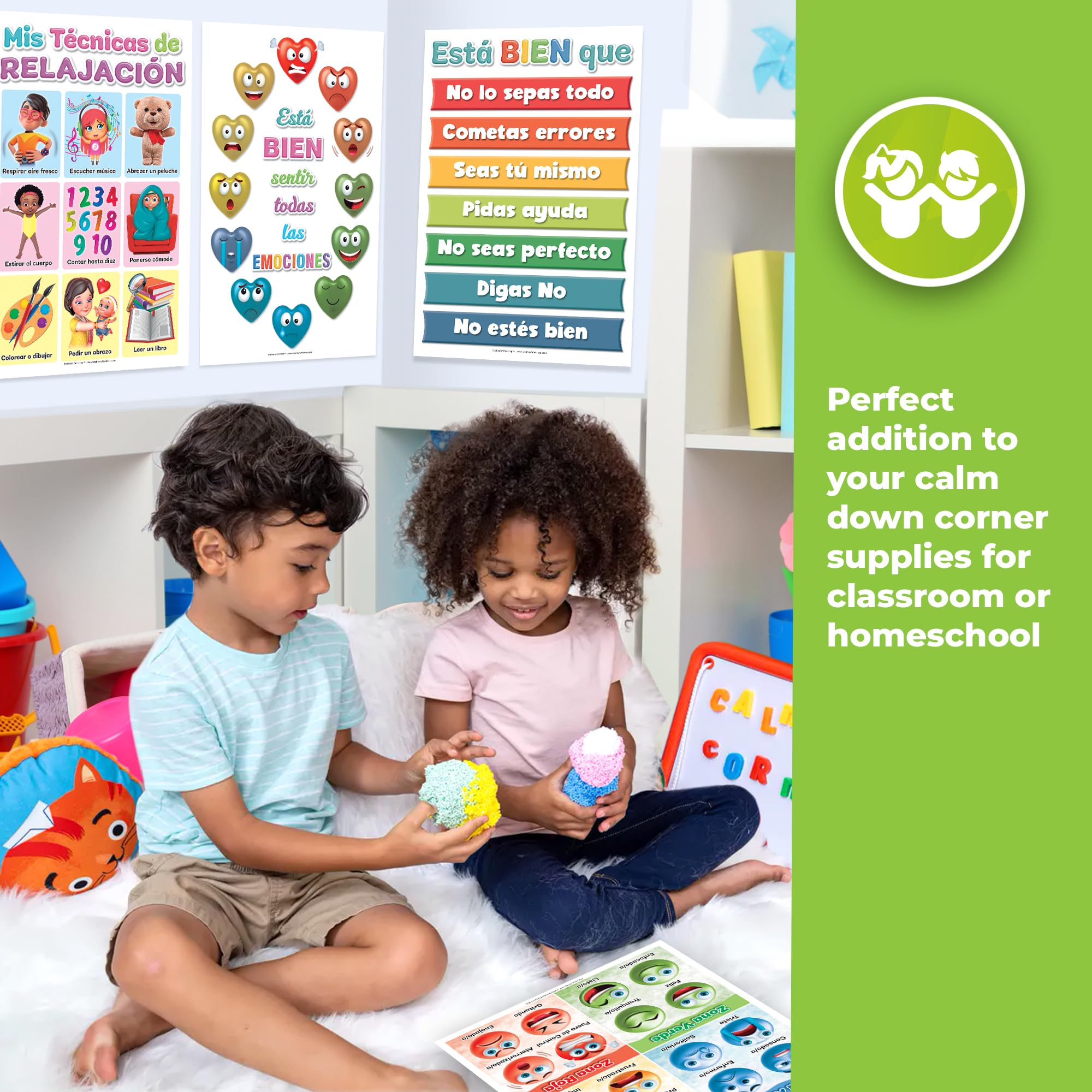 Snapklik.com : DeeDees Workshop 4 Spanish Feelings Chart For Kids ...