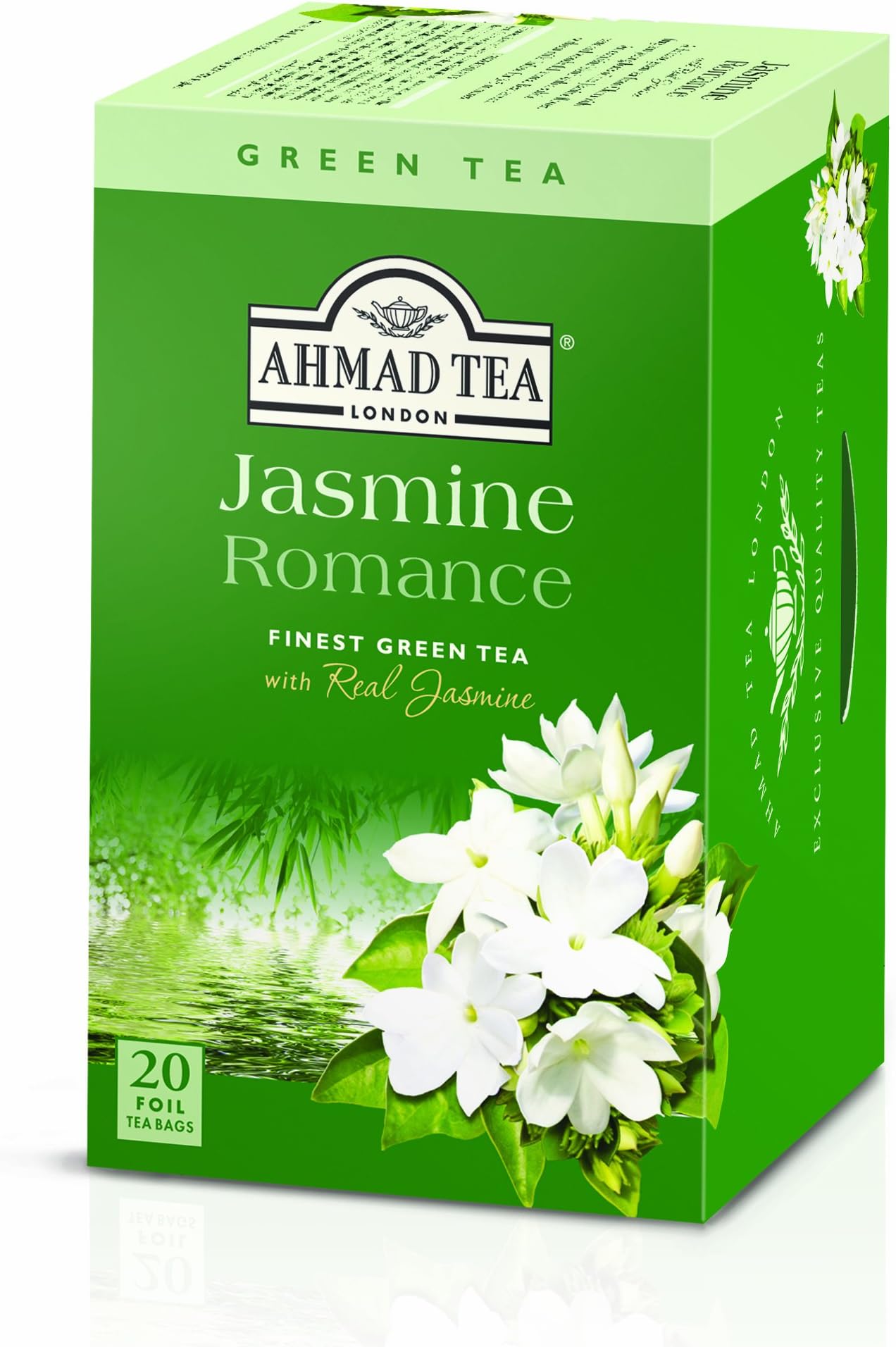 Amazon.com : English Teas,"Jasmine Green Tea" - Tagged and Aluminium ...