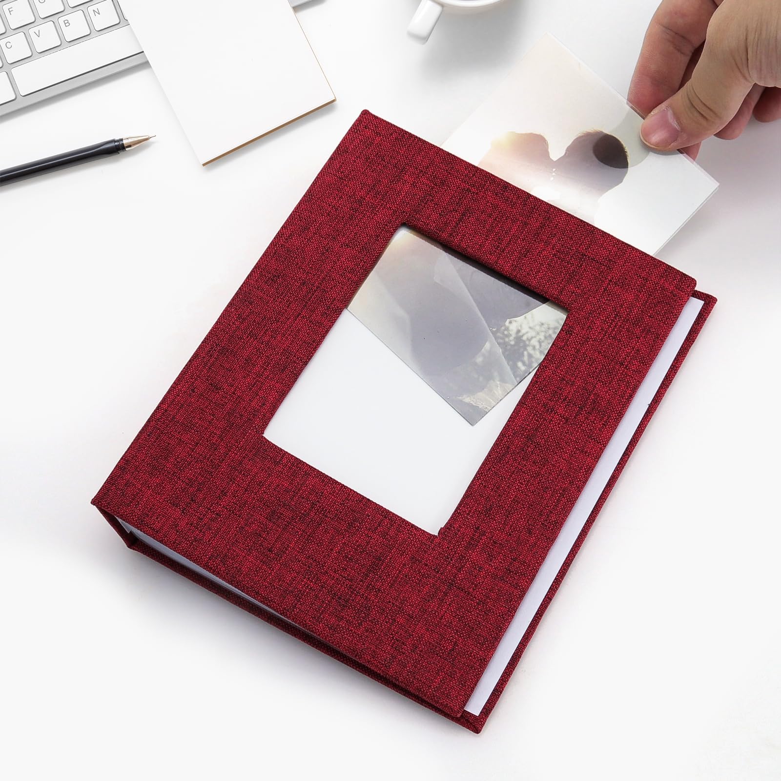 Snapklik.com : Vienrose Small Photo Album 4x6 Holds 100 Photos 2 Pack