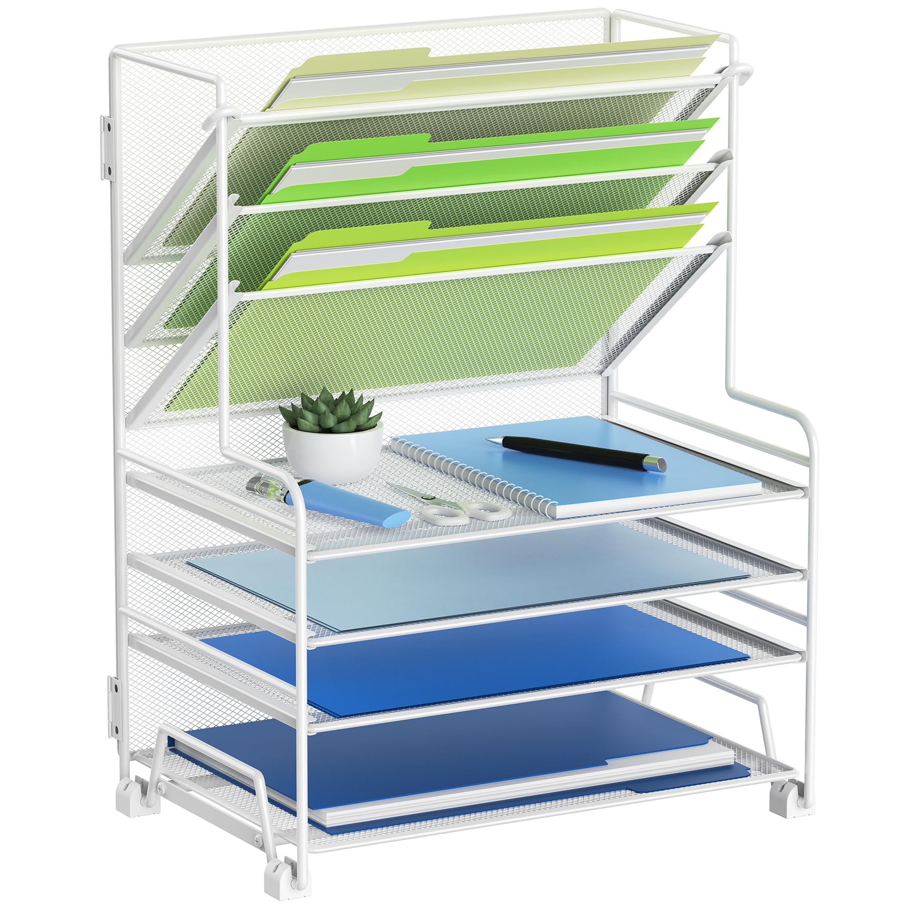 Amazon.com : MINDEPOT Desk Paper Organizer Tray, Desktop File Folder ...