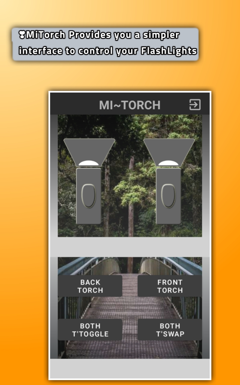 Mi Torch - front and back light control-Amazonアプリストアのアプリ