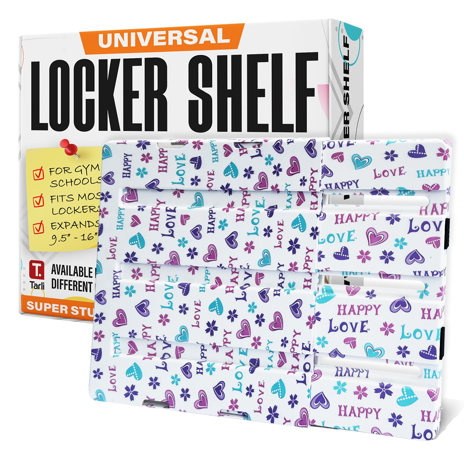 Amazon.com: Tarli Universal Expandable Locker Shelves for Schools, Gym ...