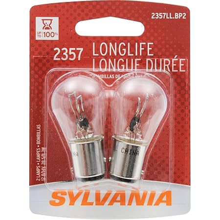 Amazon.com: Philips Automotive Lighting 2357 LongerLife Miniature Bulb ...
