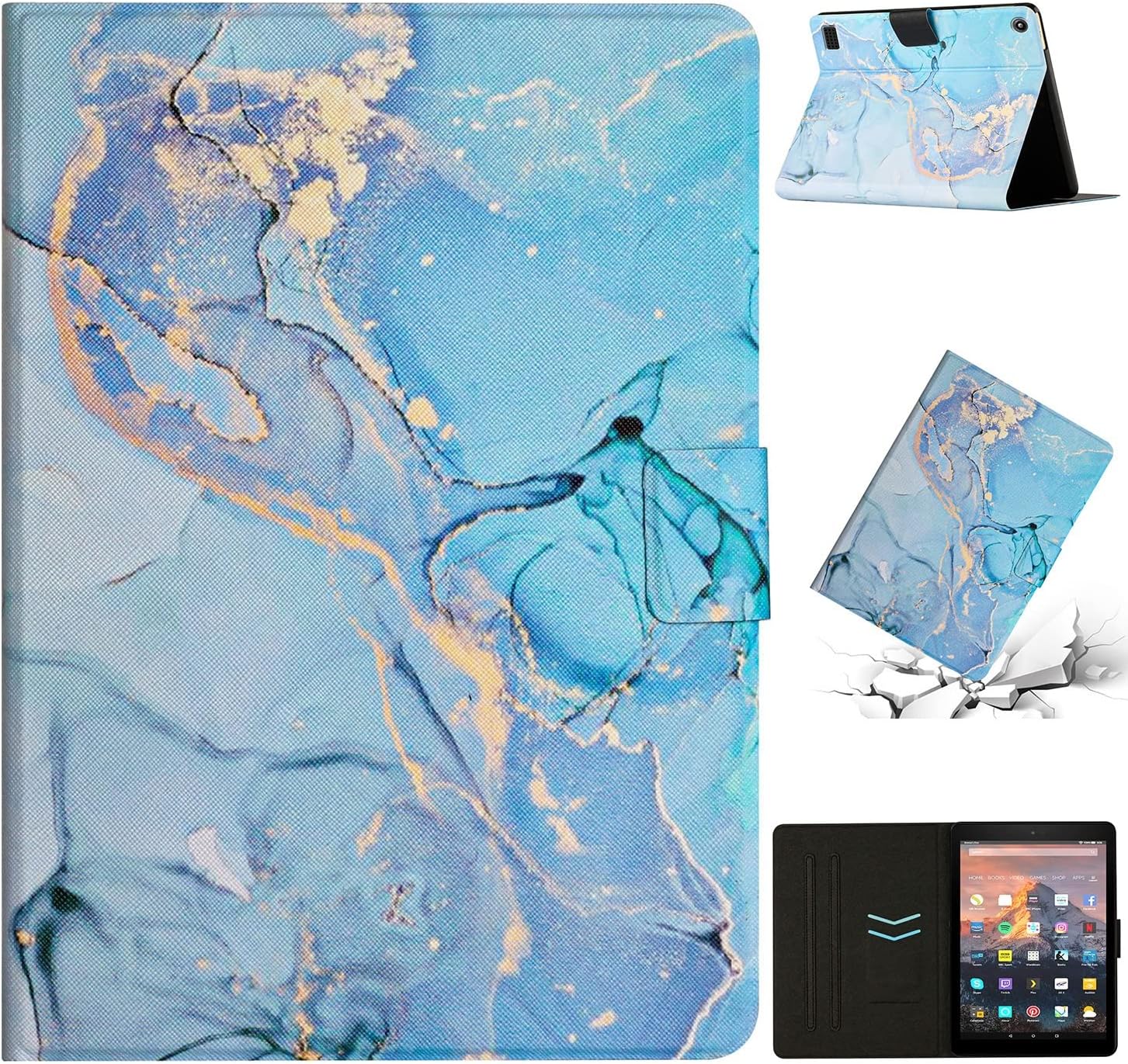 Amazon.com: Tablet Case Cover Slim Case for Kindle Fire HD 7 Case 2019 ...