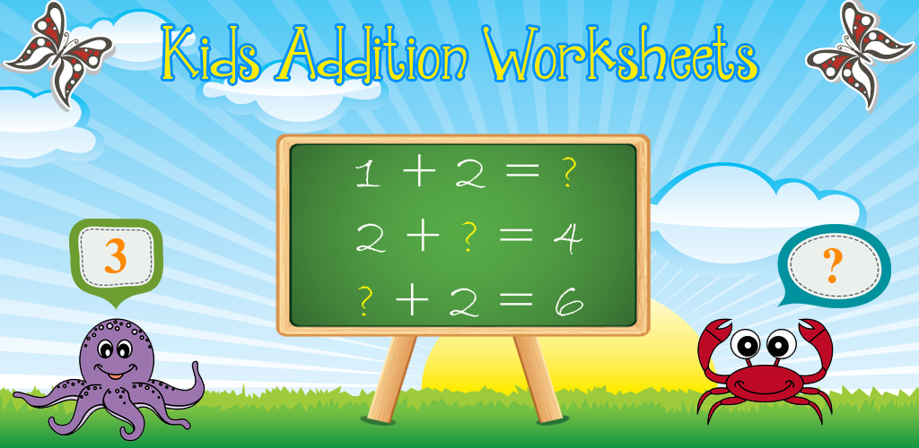 Kids Addition Worksheets - App on Amazon Appstore