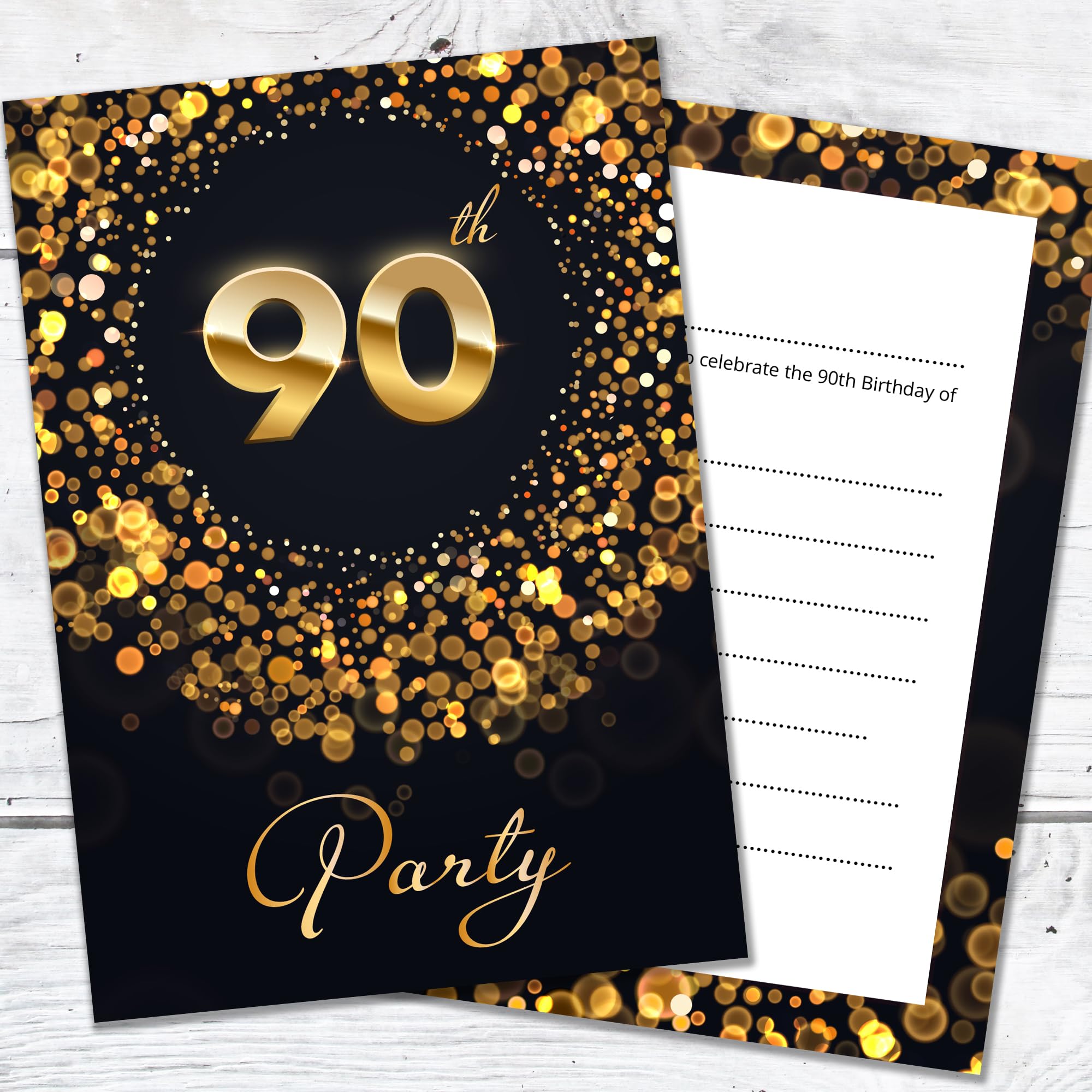 90th Birthday Party Invitations Wording