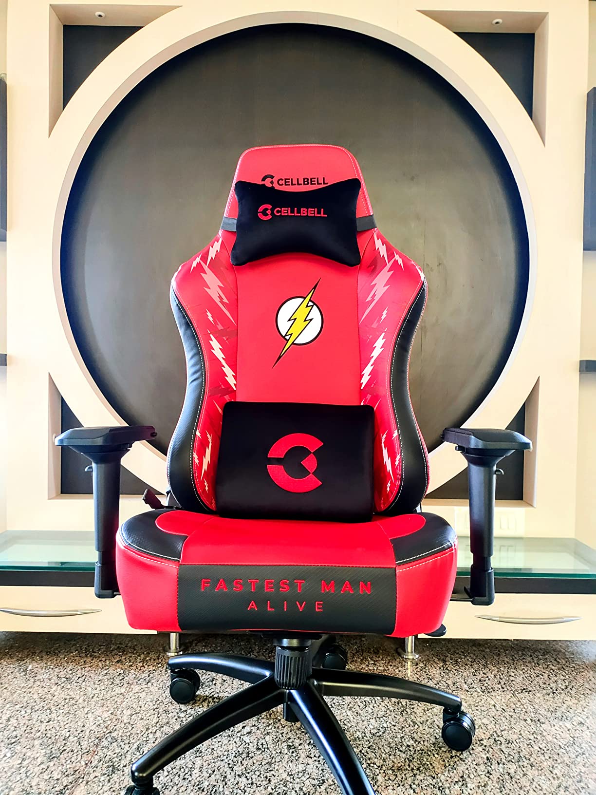 CELLBELL | DC Comics - Flash Gaming Chair/Ergonomic High Back Chair ...