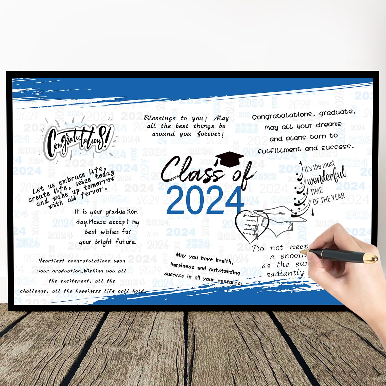 Tenare Graduation Decoration 2024 Congrats Grad, Congratulations ...