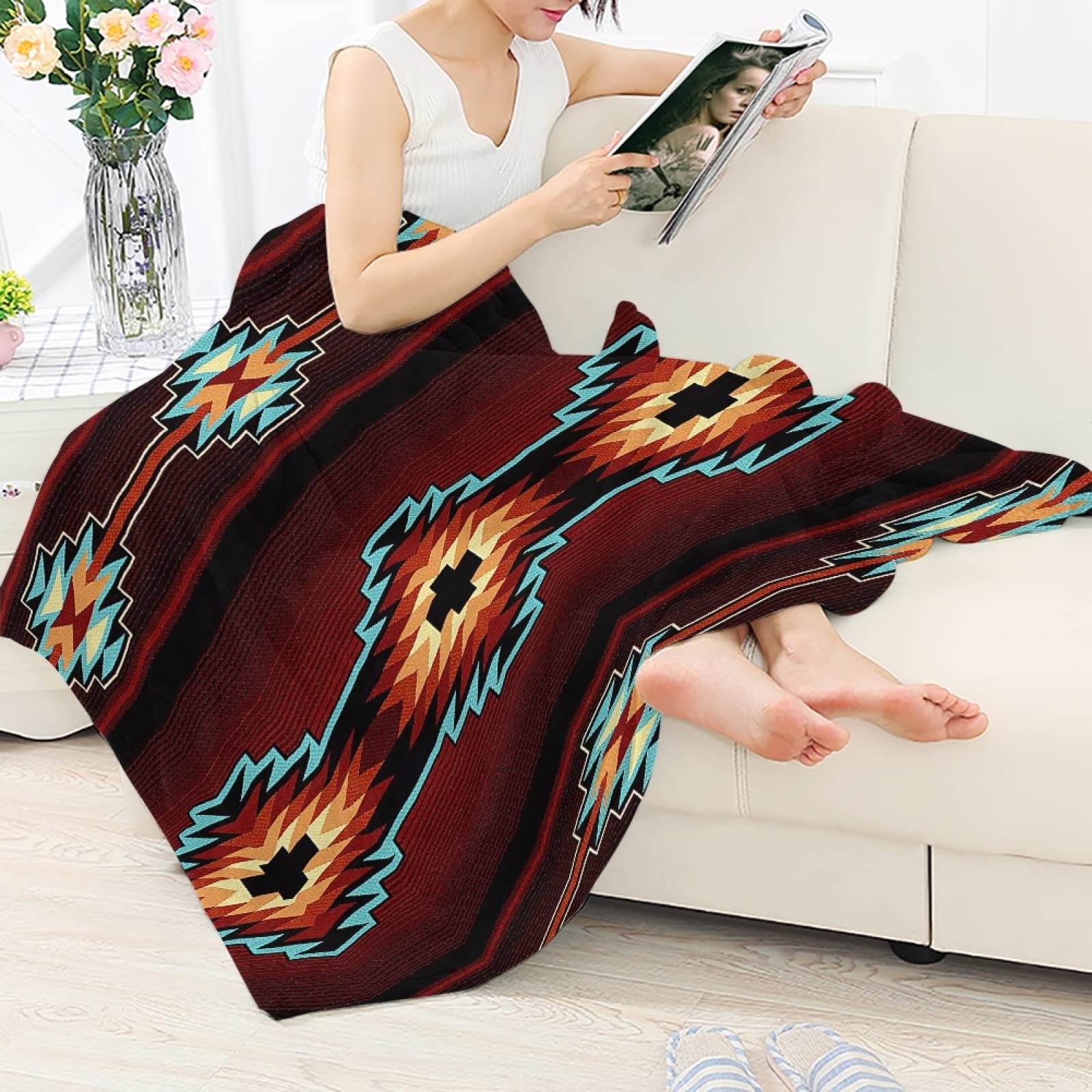 Native American Print Blanket