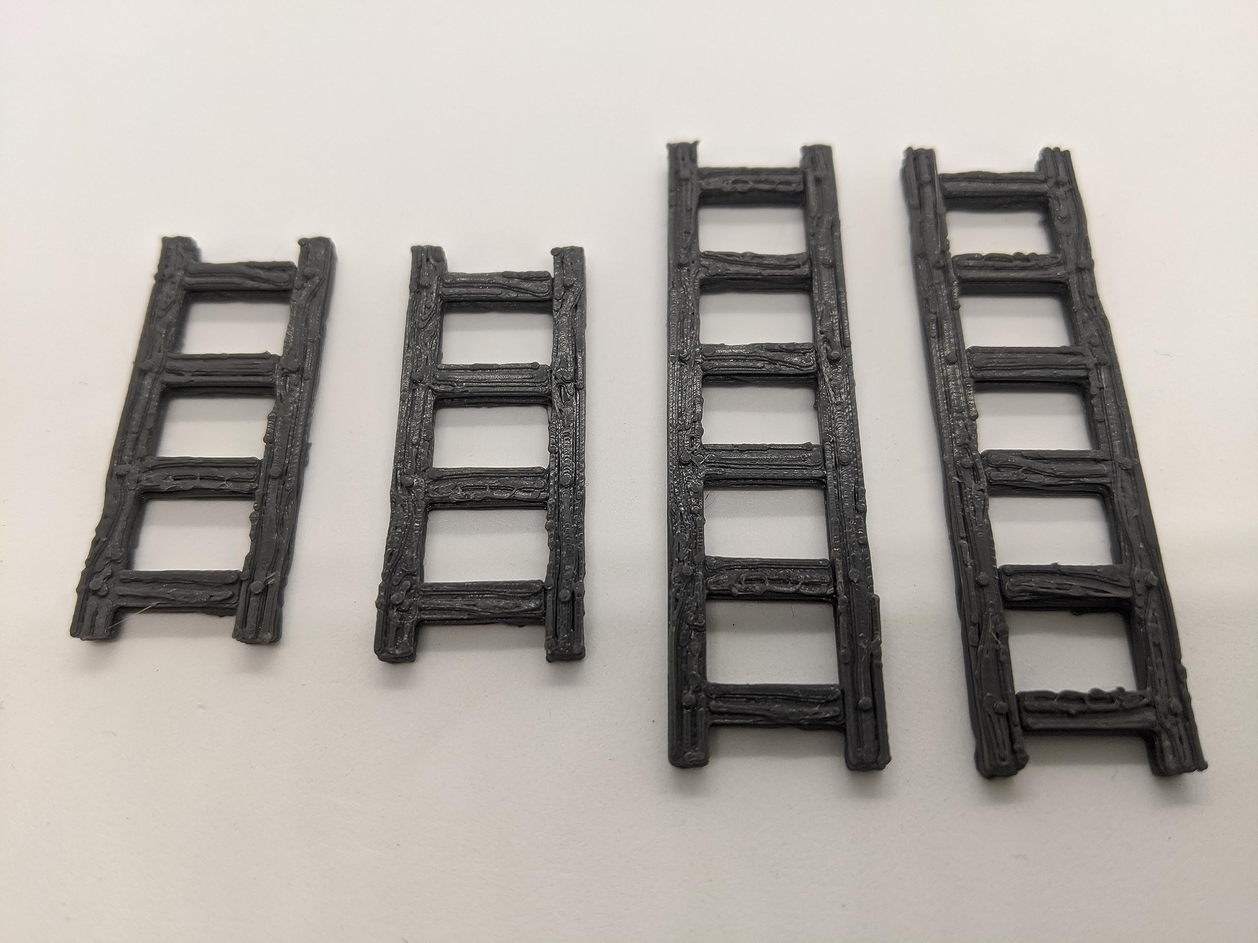 4x Ladders Pack Set | 28mm 1/56 Scale Miniature | RPG Tabletop Figure ...