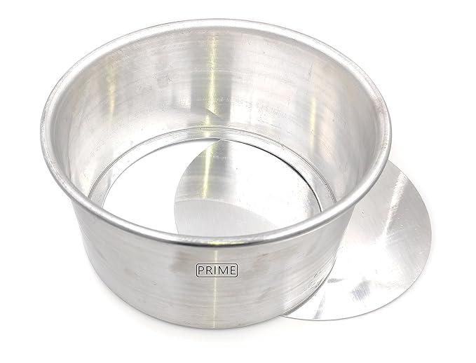 Buy Prime Bakers and Moulders Round Removable Bottom Cake pan, 3 inch ...