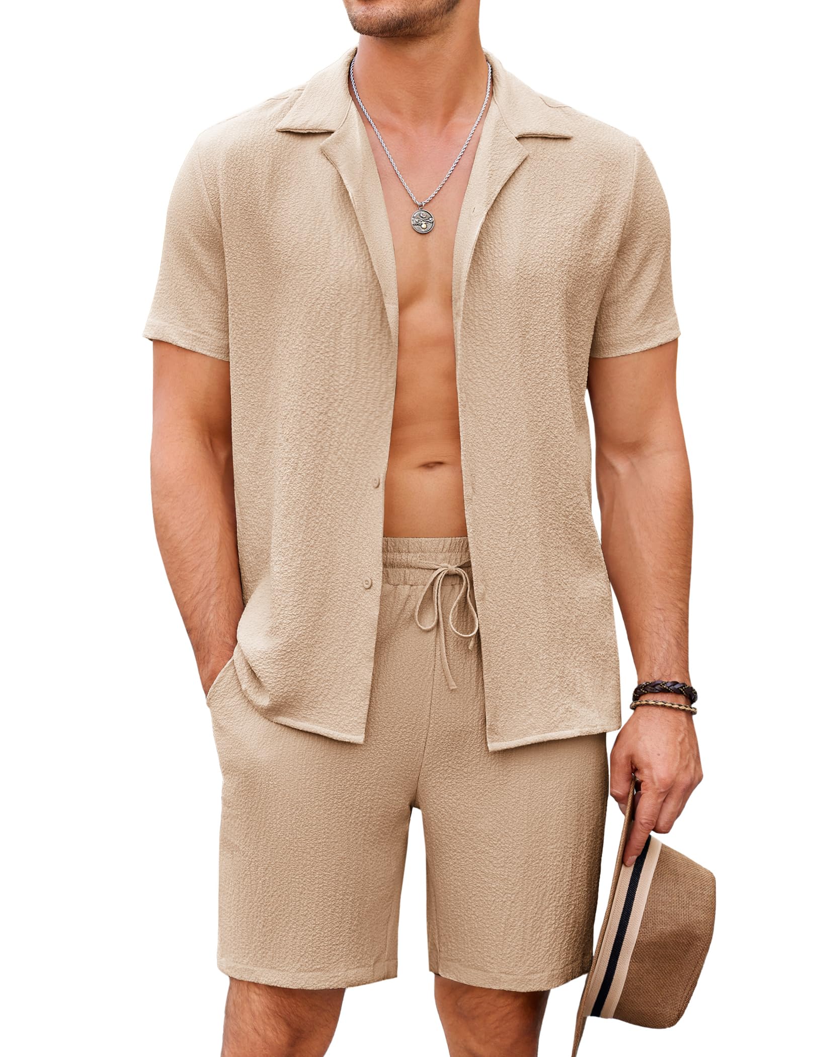 COOFANDY Men 2 Piece Shirt Ou...B0CKT79Q3P | Encarguelo.com