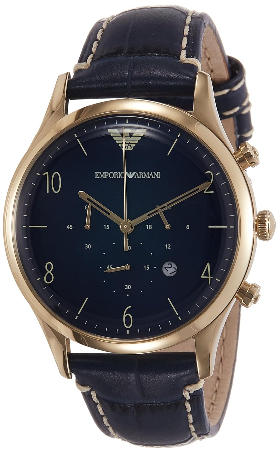 Emporio Armani Analog Blue Dial Men's Watch - AR1862 : Amazon.in: Fashion