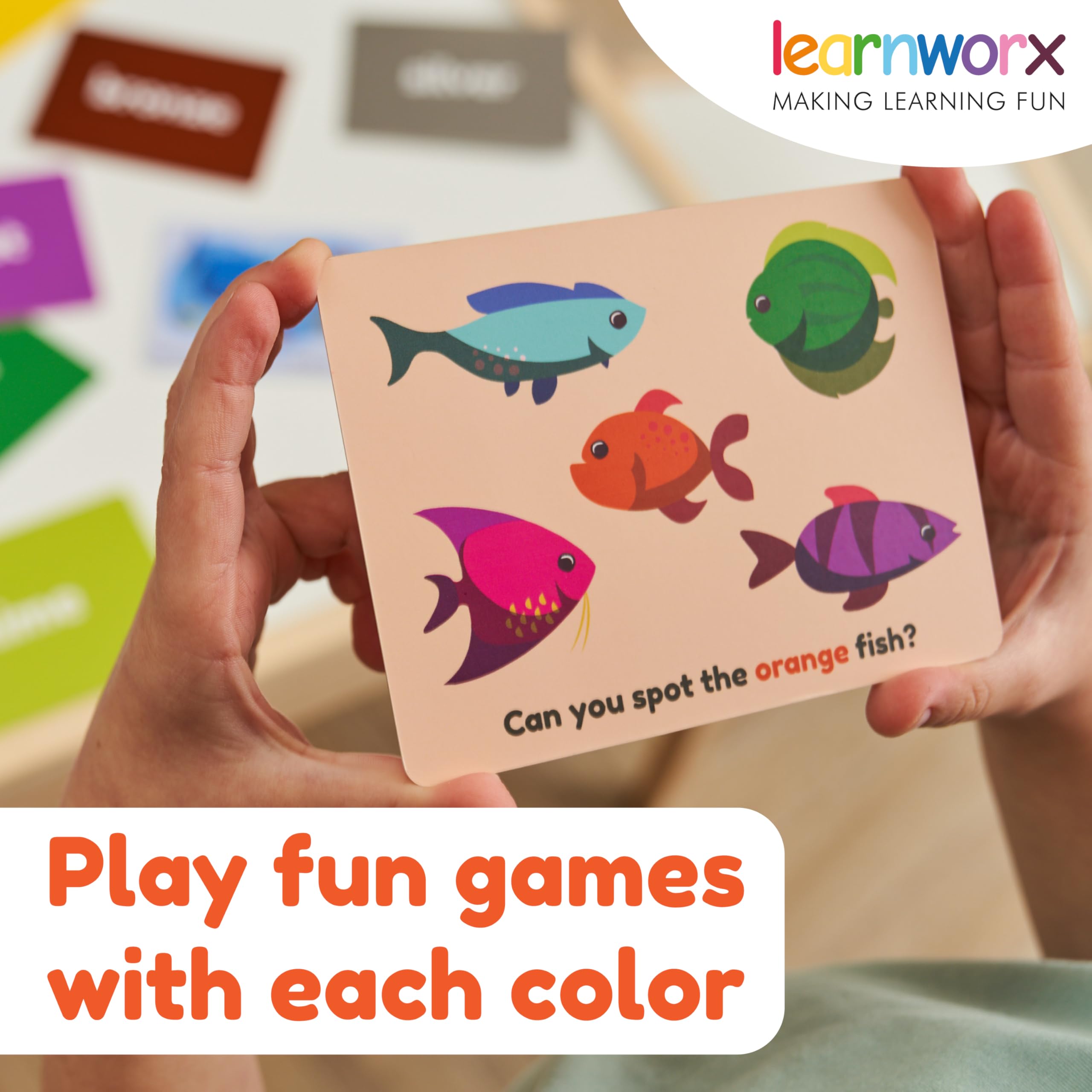 Snapklik.com : Color Flashcards For Toddlers - 44 Flash Cards To Help ...