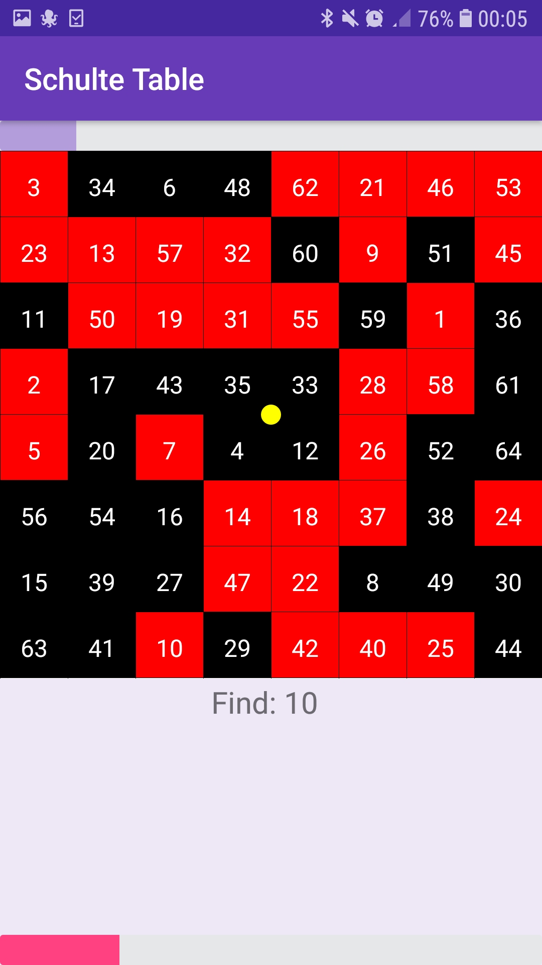 Schulte Table - Focus and Attention Trainer - App on Amazon Appstore
