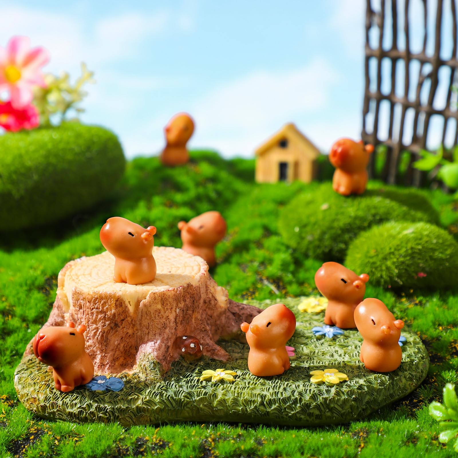 Snapklik.com : Simgoing 50 Pcs Mini Capybara Resin Figurines Capybara ...