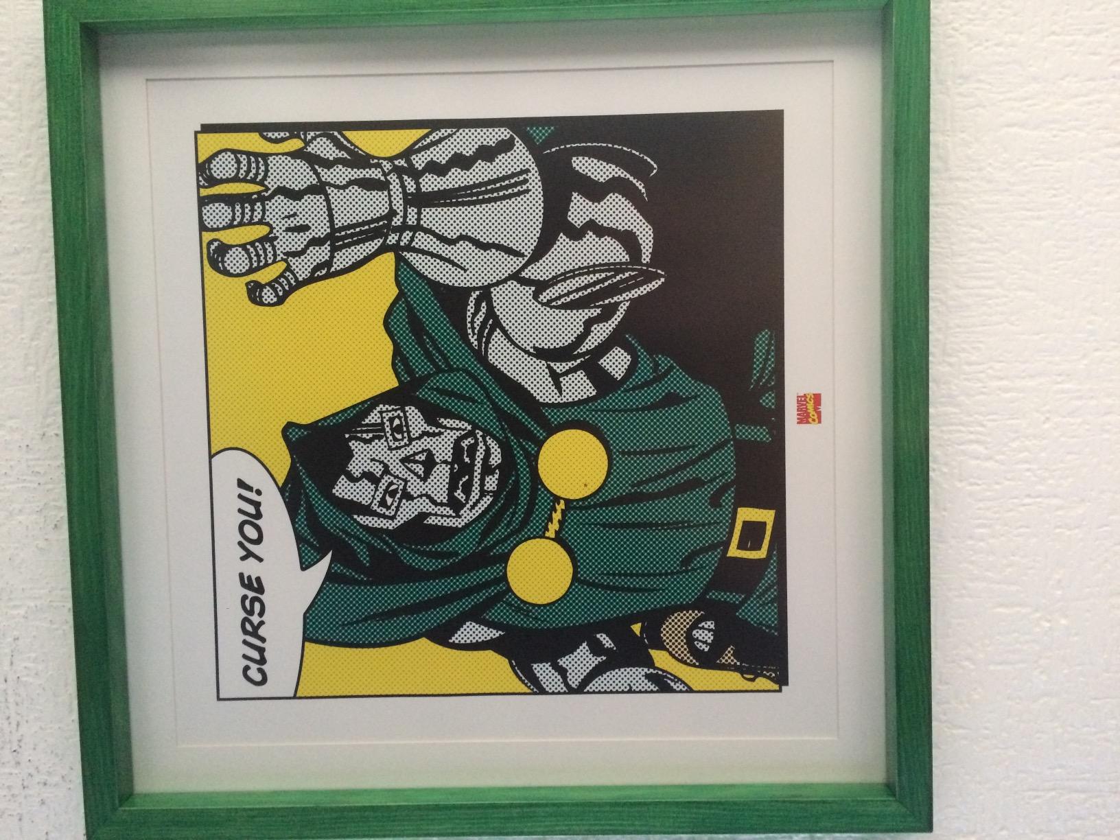 Amazon.com: Pyramid International Dr. Doom Curse You Art Prints, Multi ...