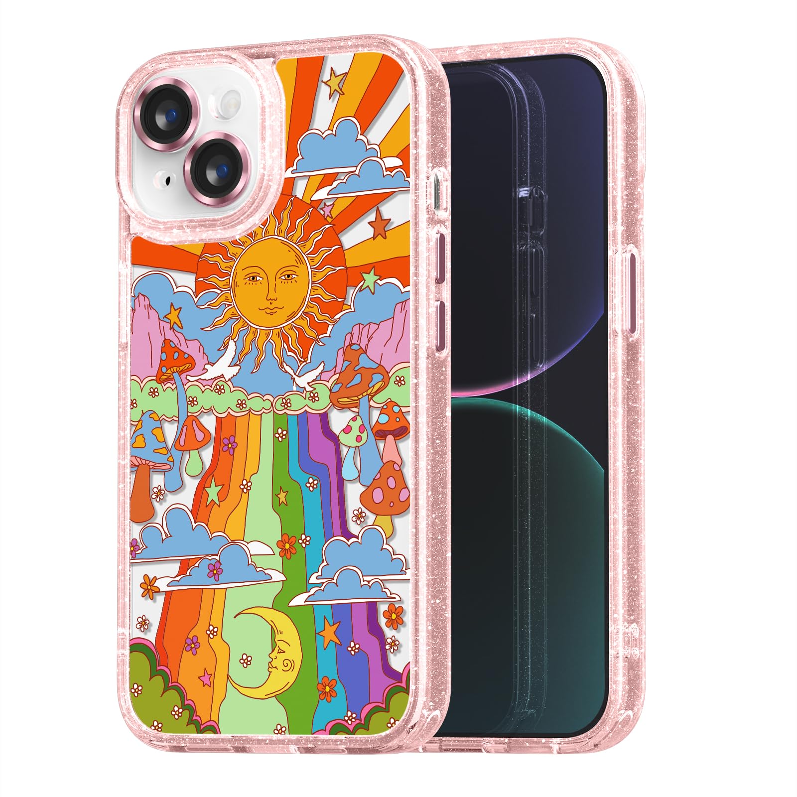 Amazon.com: casevivid Compatible for iPhone 13 Case Cute Aesthetic ...