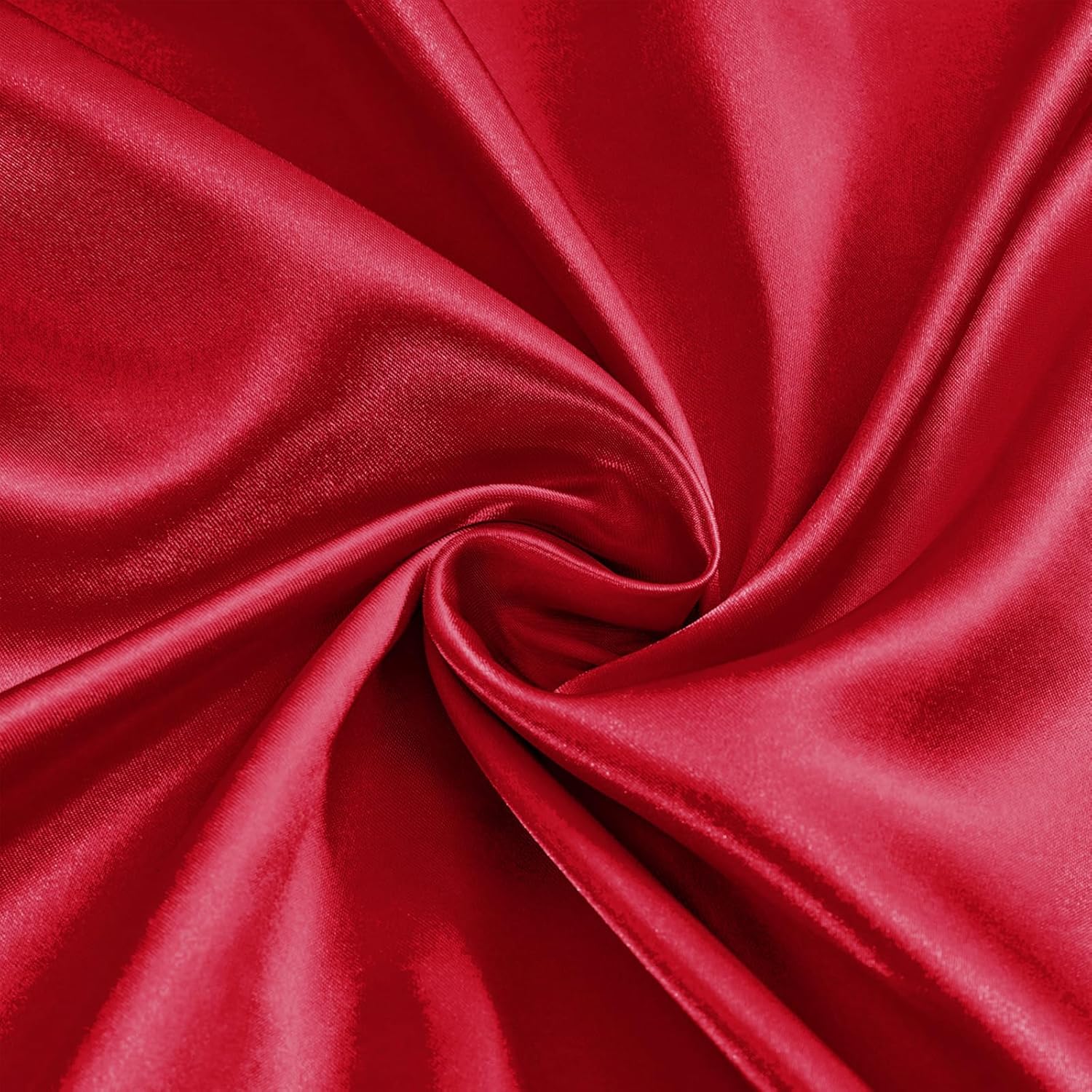 Amazon.com: Ersmak Red Satin Fabric by The Yard, 60" Wide Shiny & Soft ...