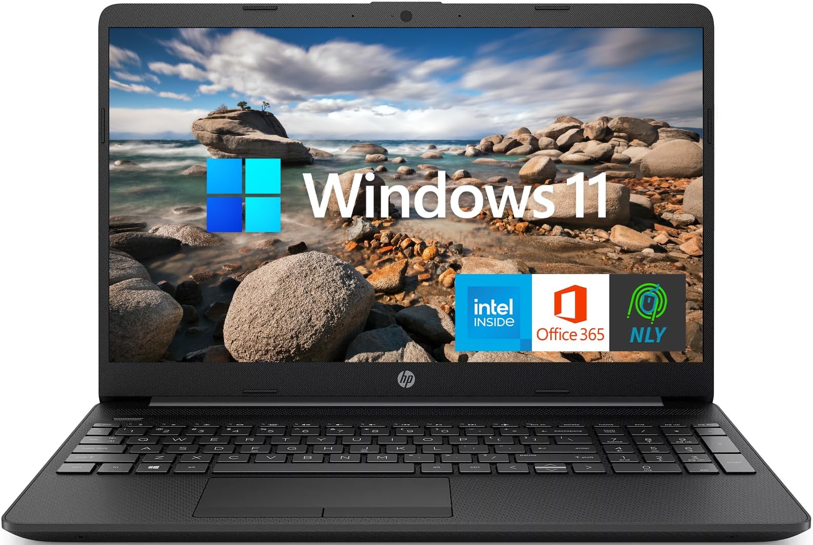 Amazon.com: HP 15.6'' Laptop with 1 Year Microsoft Office 365,Intel ...