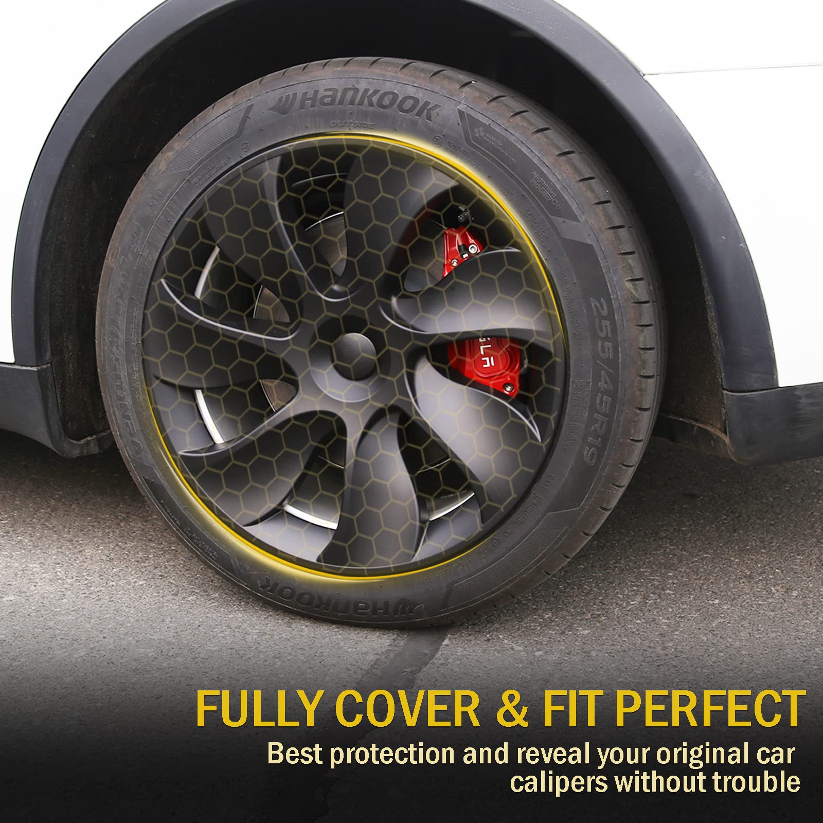 Snapklik.com : For Tesla Model Y Hub Caps - KENPENRI 19 Inch Model Y ...