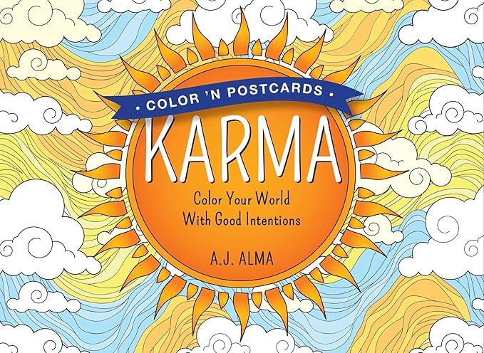 Amazon.com: Color 'n Postcards: Karma: 9781682611500: Alma, A. J.: Books