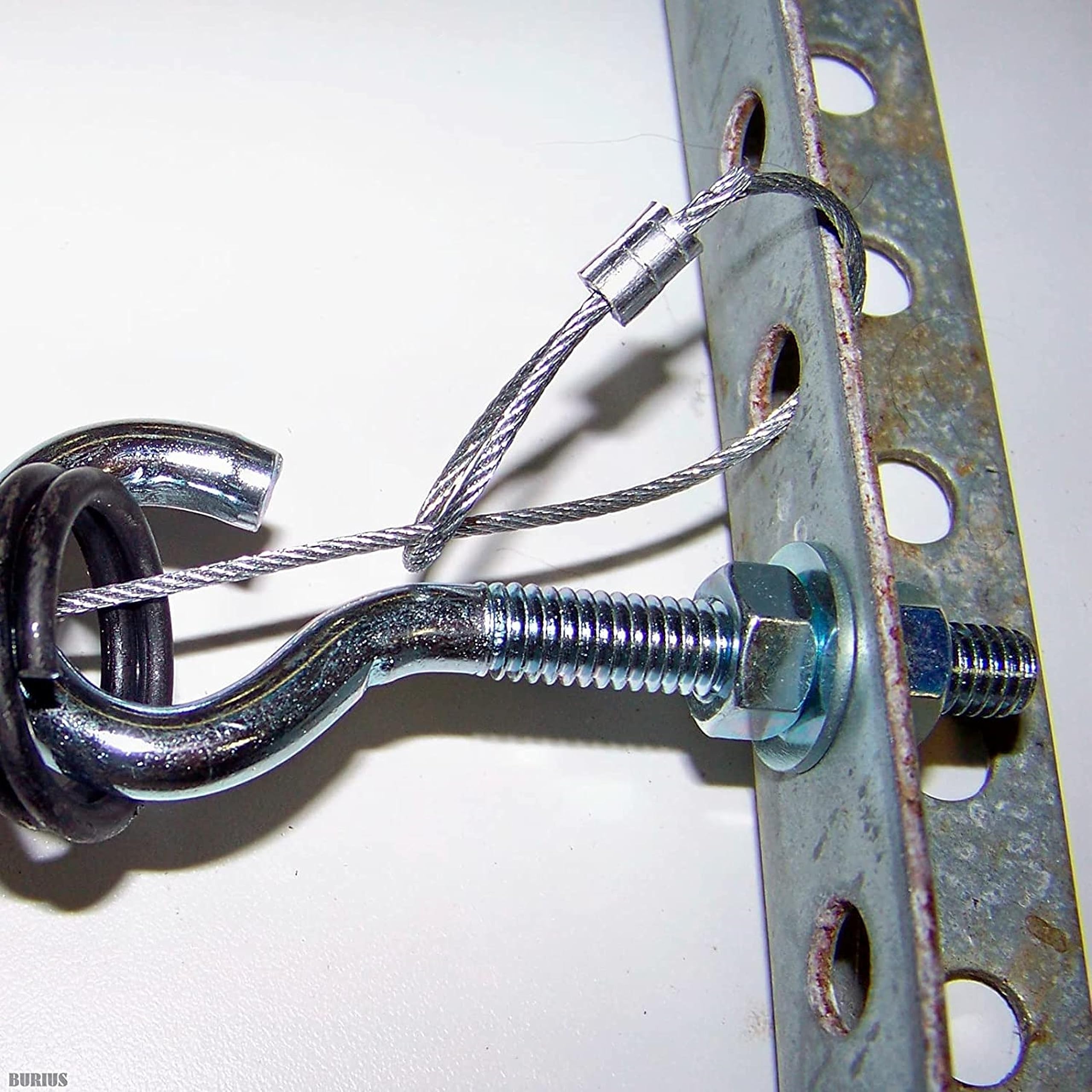 Garage Door Extension Spring Pulley Sheave Kit Safety Cables