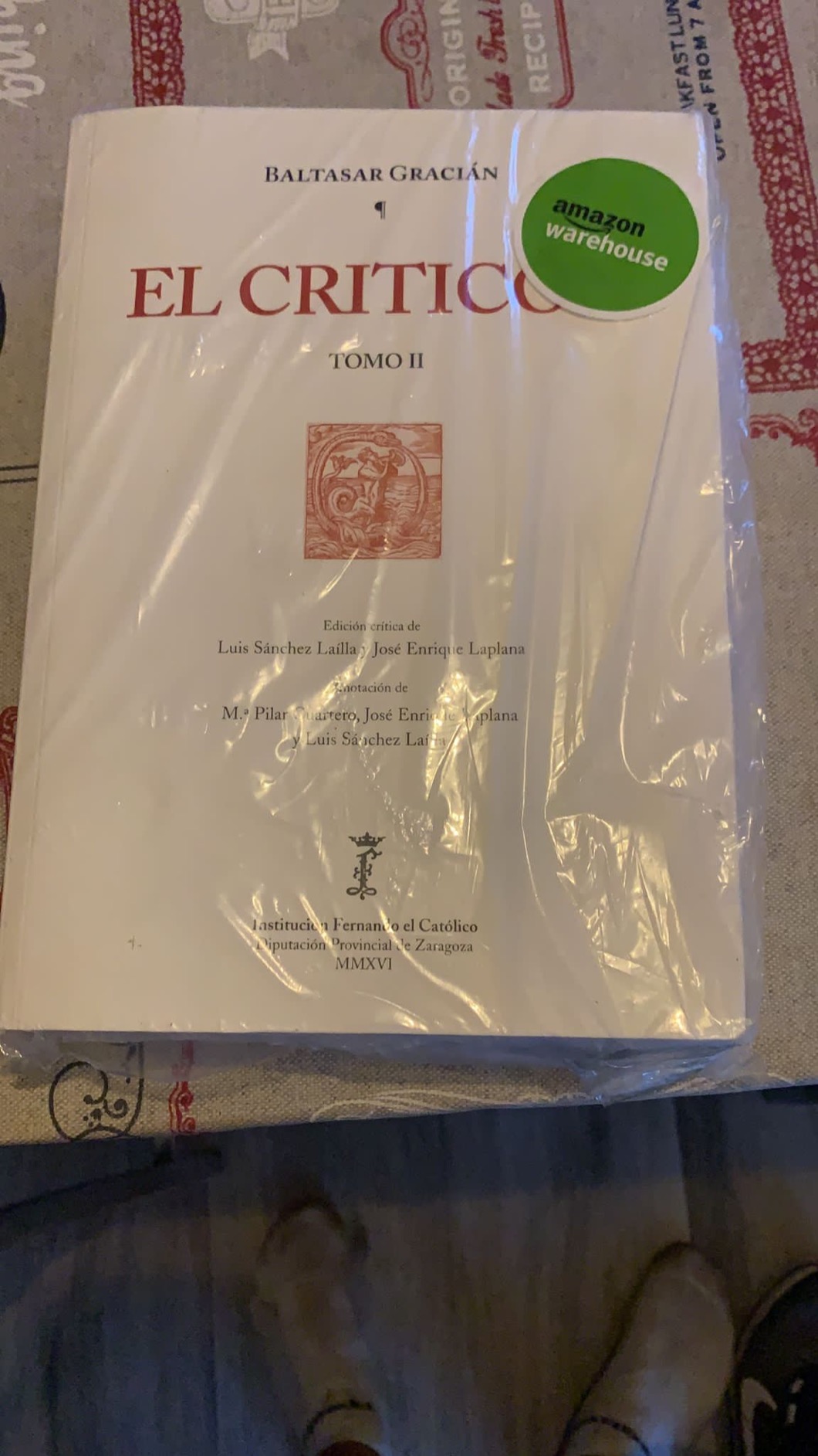 El Criticon : Gracian, Baltasar: Amazon.es: Libros