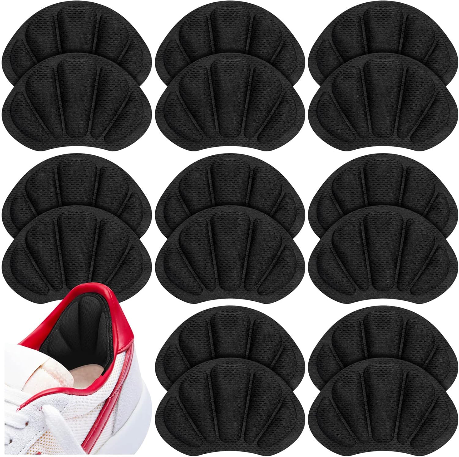 Amazon.com: Shoe Heel Inserts, 16 Pcs Mesh Self-Adhesive Heel Cushion ...