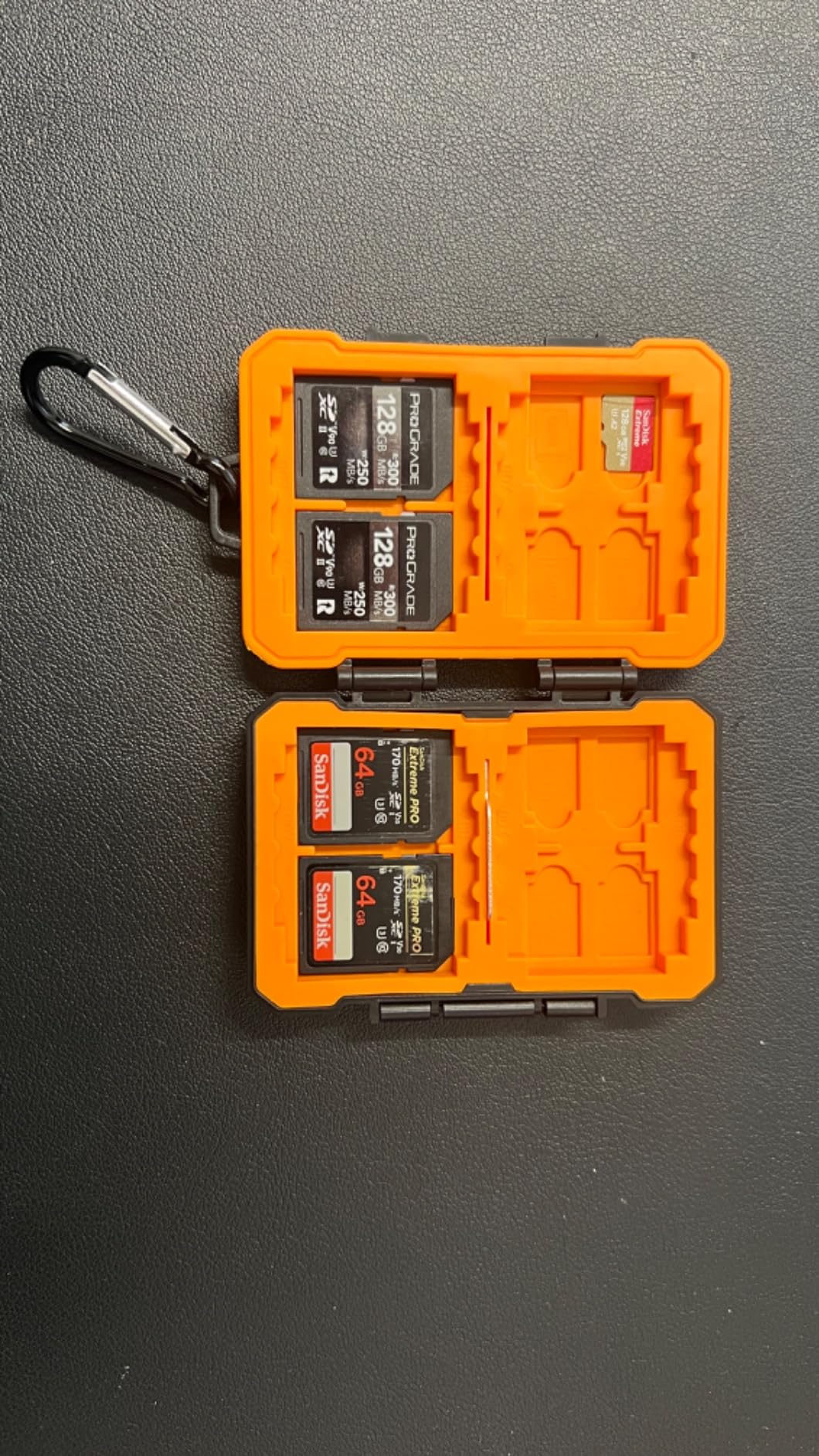 K&F Concept 29 Slots Memory Card Case, Water-Resistant CF SD SIM Card ...