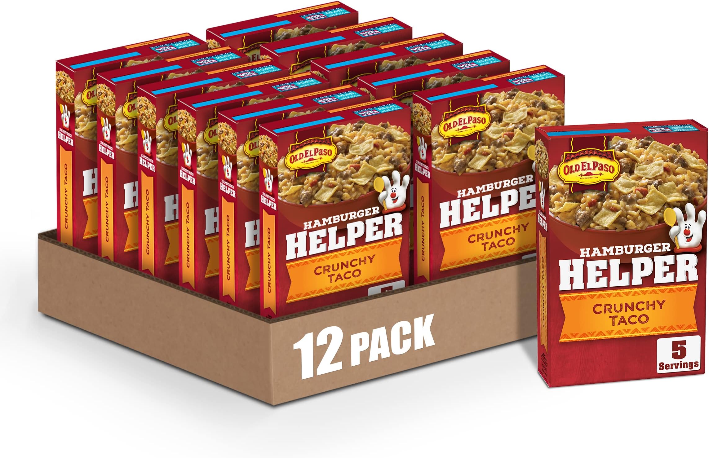 Amazon.com : Betty Crocker Hamburger Helper, Crunchy Taco, 7.6 oz box ...