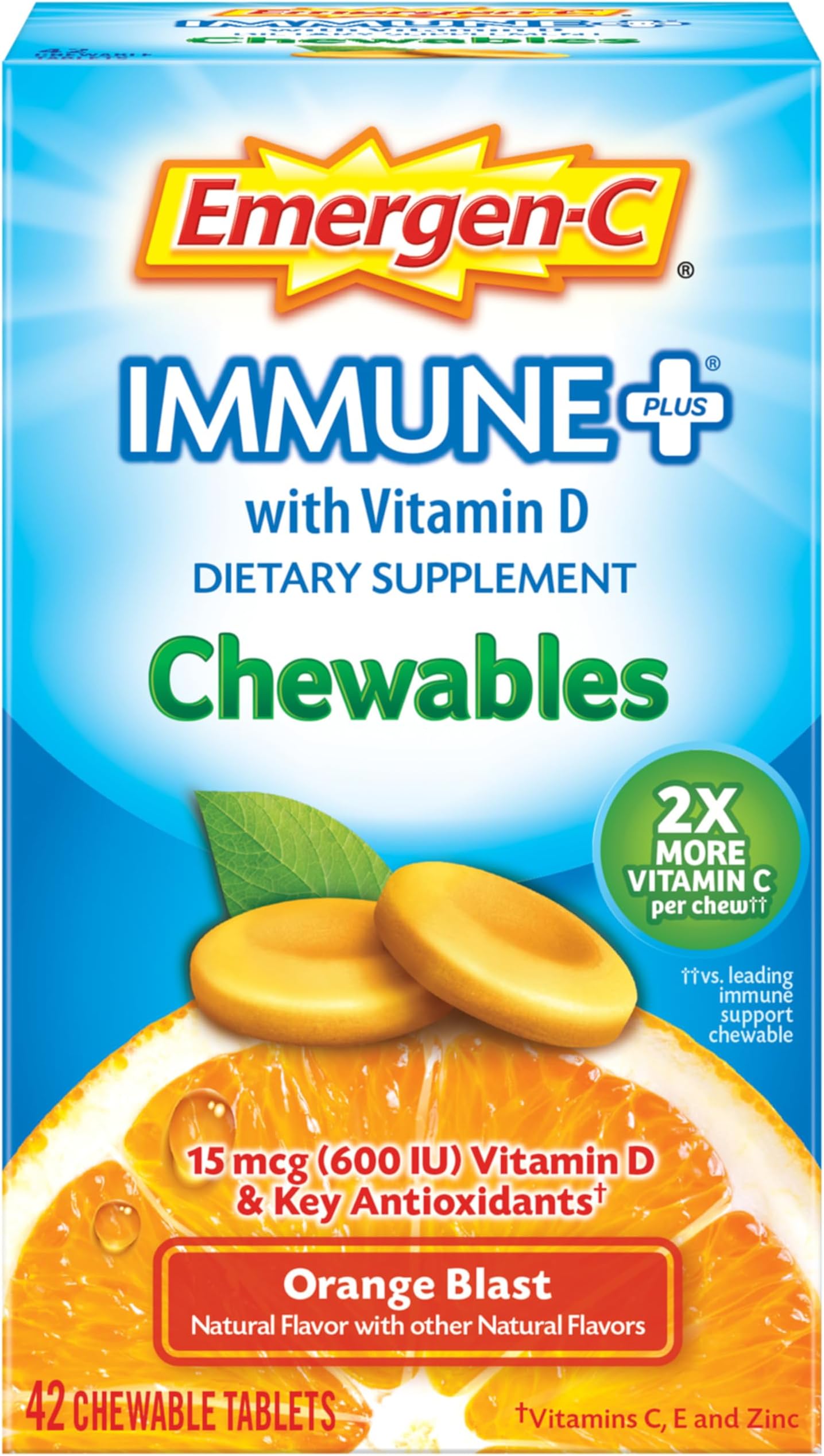 Amazon.com: Daily-C Chewable Vitamin C Strawberry and Orange Candy ...