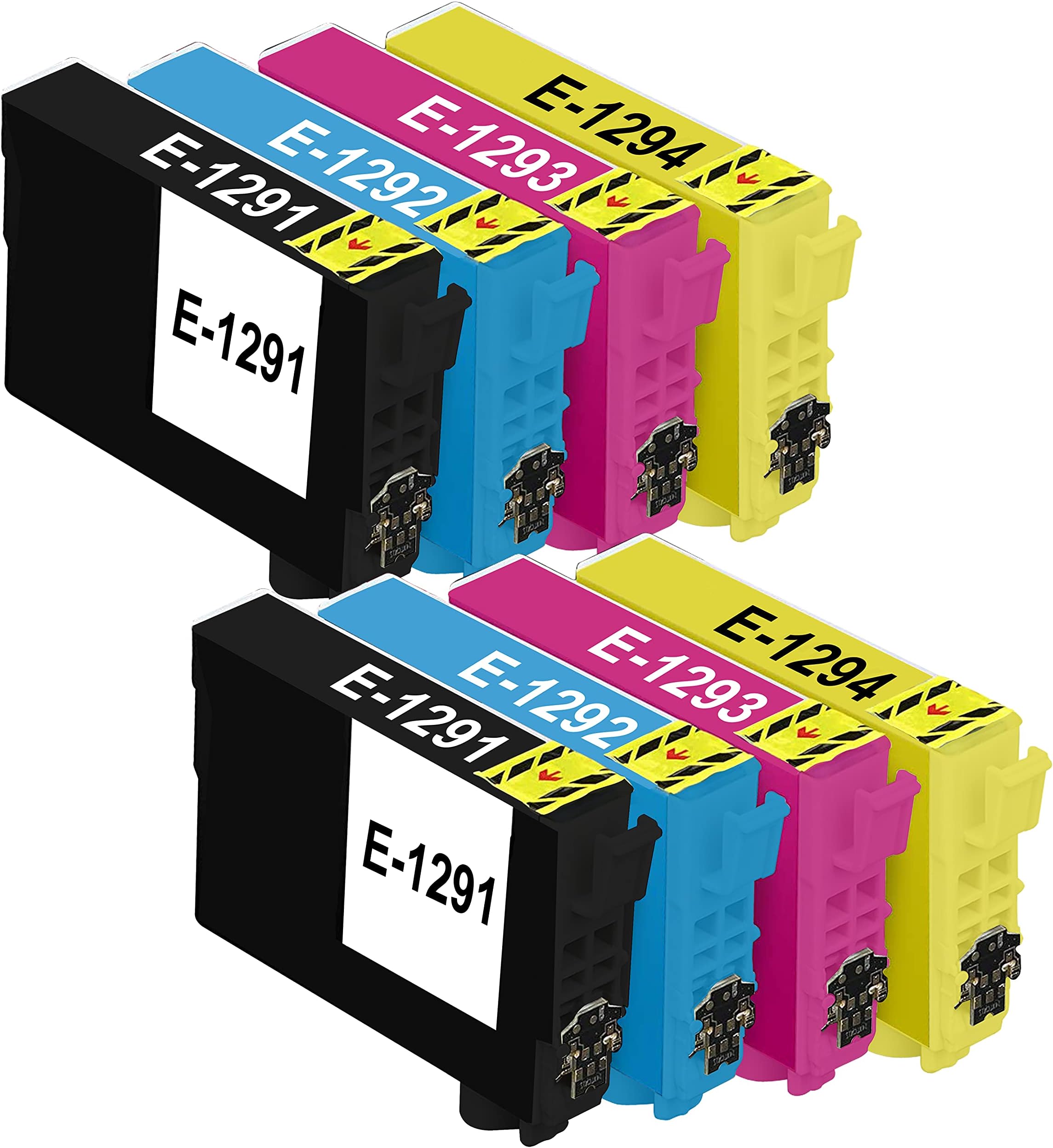 KING OF FLASH T1295 2 Full Sets Ink Cartridges Replacement for Epson ...
