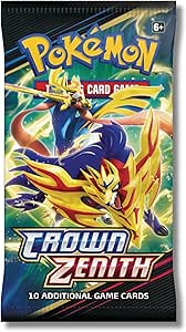Amazon.com: Pokemon Sword & Shield Crown Zenith Booster Pack : Toys & Games