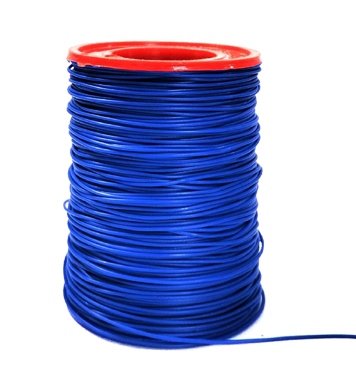 Steko (90 Meters) 7 Threads 42 Guage / 0.0025 AWG PVC Coated Blue ...
