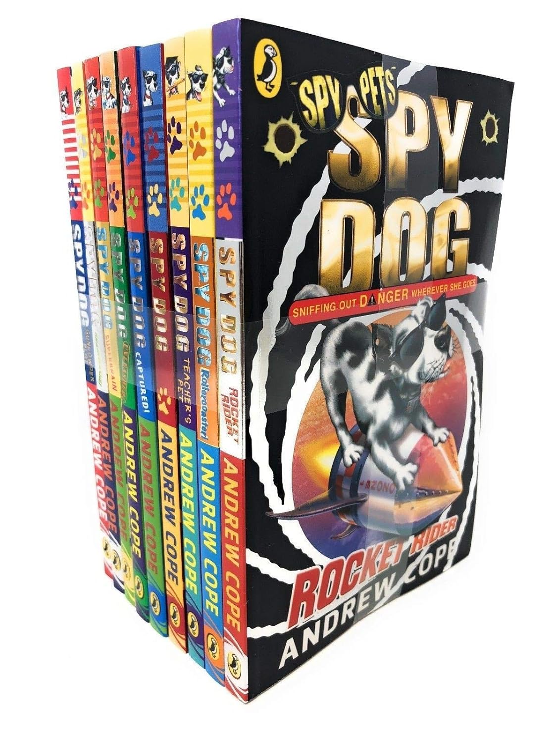 Spy Dog Collection 10 books Set Pack By Andrew Cope (Unleashed, Mummy ...