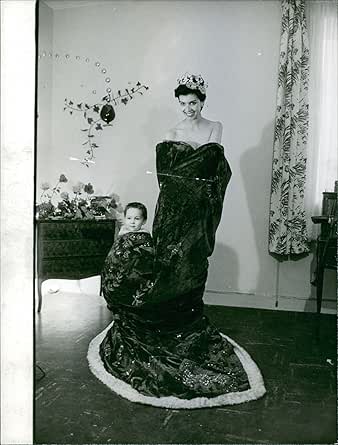Amazon.com: Vintage photo of Miss France 1961, Luce Auger with her ...
