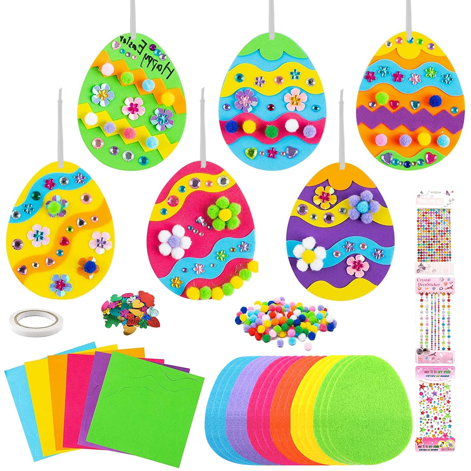 Manualidades Con Huevos De Pascua De Papel