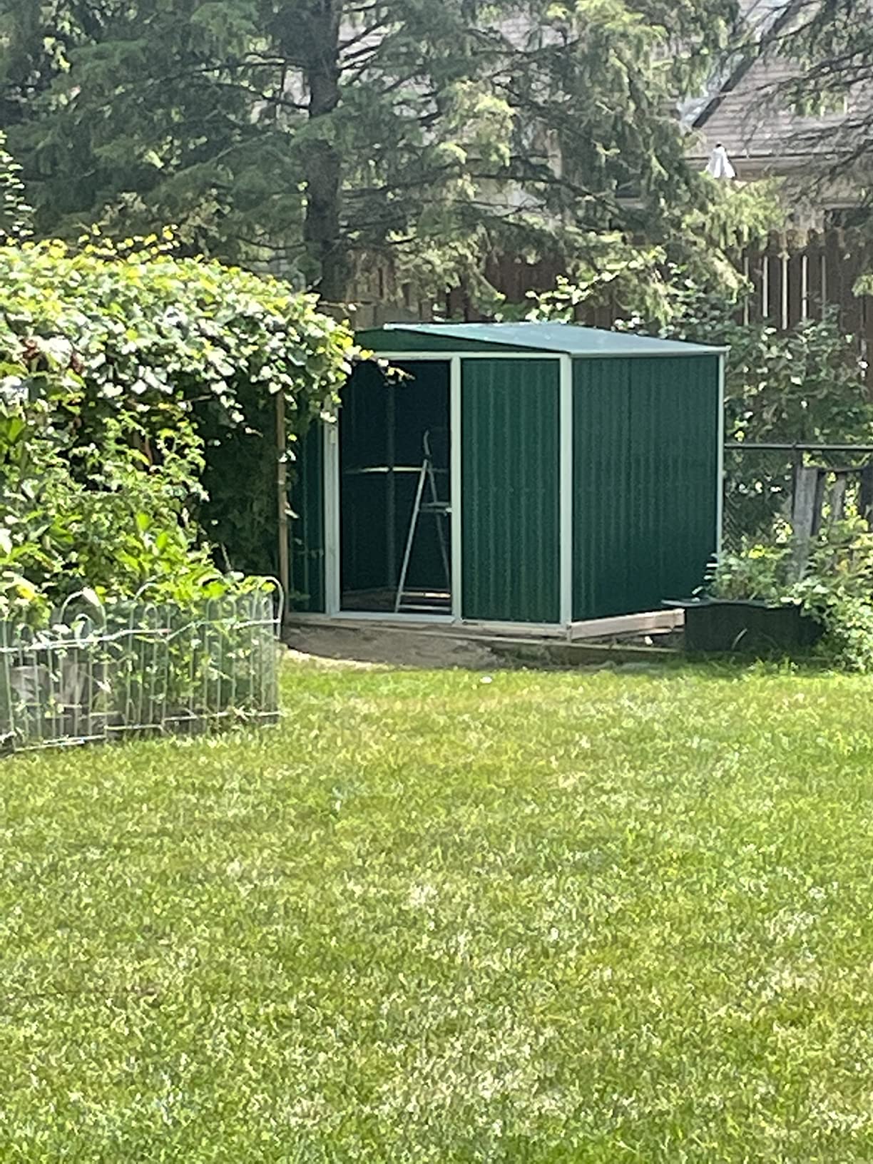 $48/mo - Finance Patiomore 4×6 FT Outdoor Storage Shed Tool House ...
