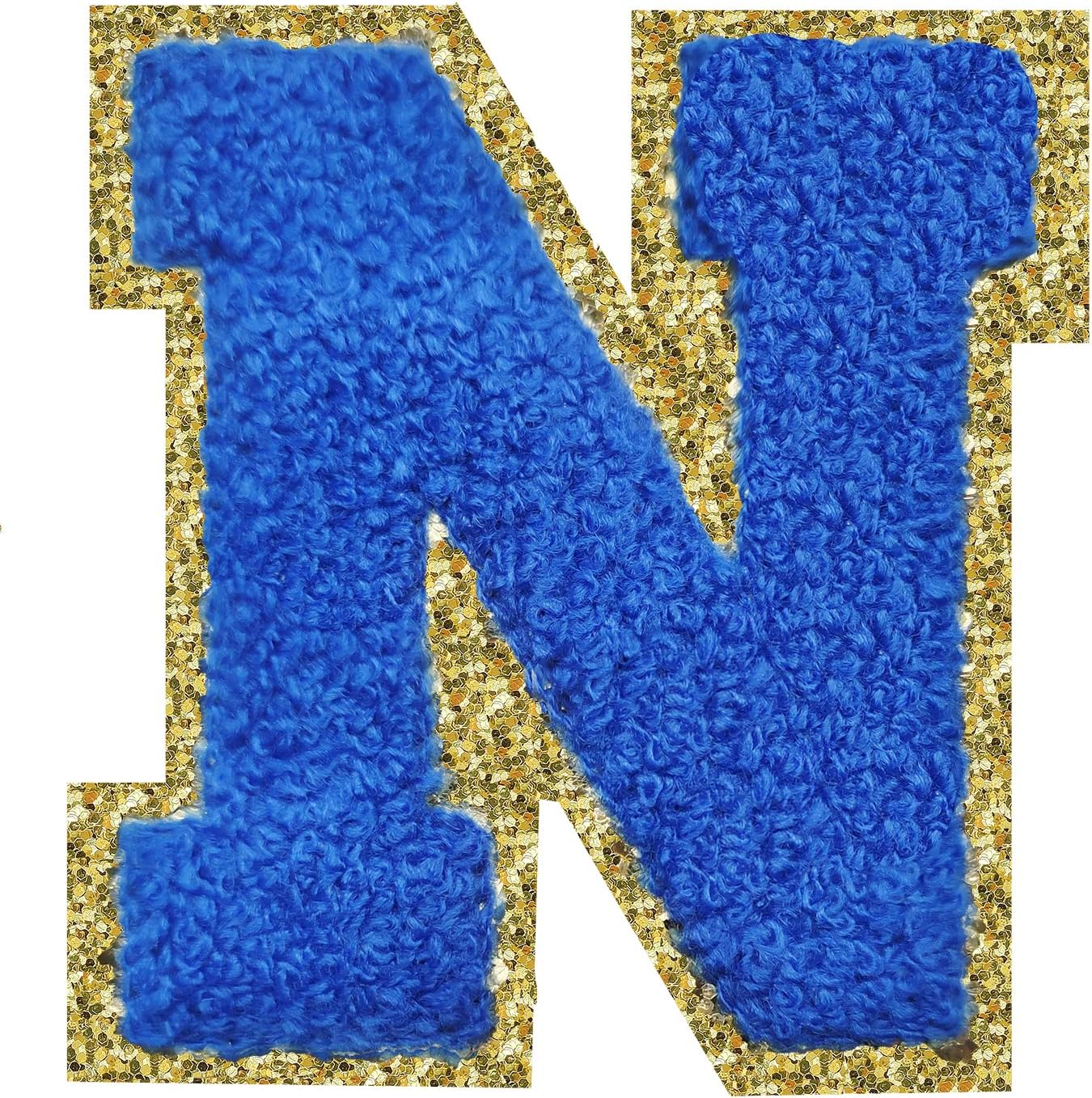 Amazon.com: Letter Patches Varsity Glitters Chenille,3 PCS SPRT Iron on ...