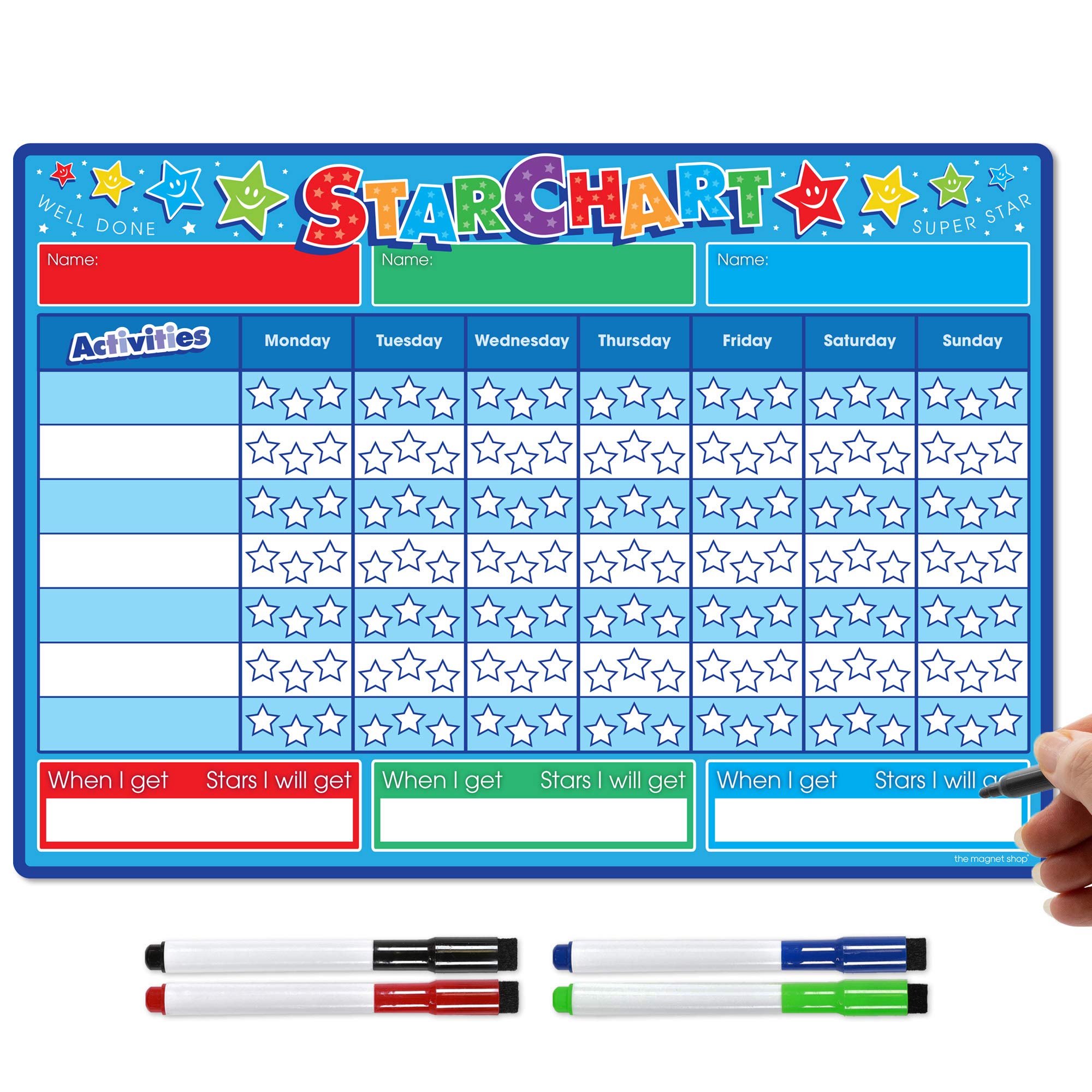 Buy The Magnet Shop Reward Chart For Children Magnetic Star Chart For buy-the-magnet-shop-reward-chart-for-children-magnetic-star-chart-for