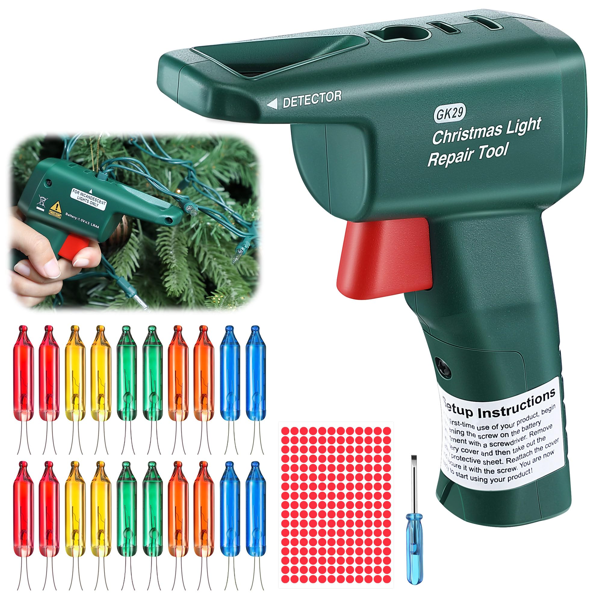 Amazon.com: Hohean Incandescent Christmas String Lights Repair Tool ...