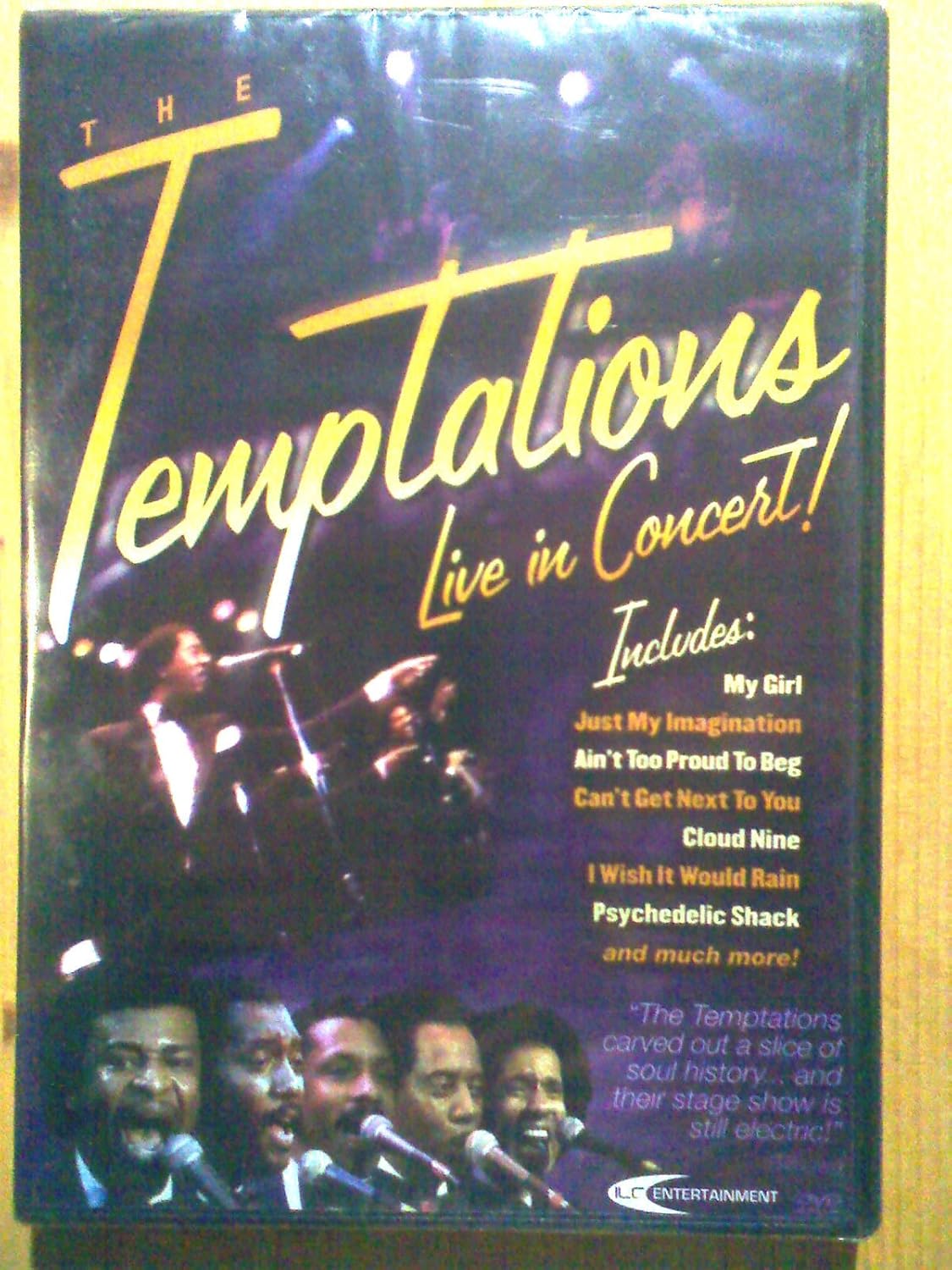 The Temptations: Live In Concert [DVD]: Amazon.co.uk: DVD & Blu-ray