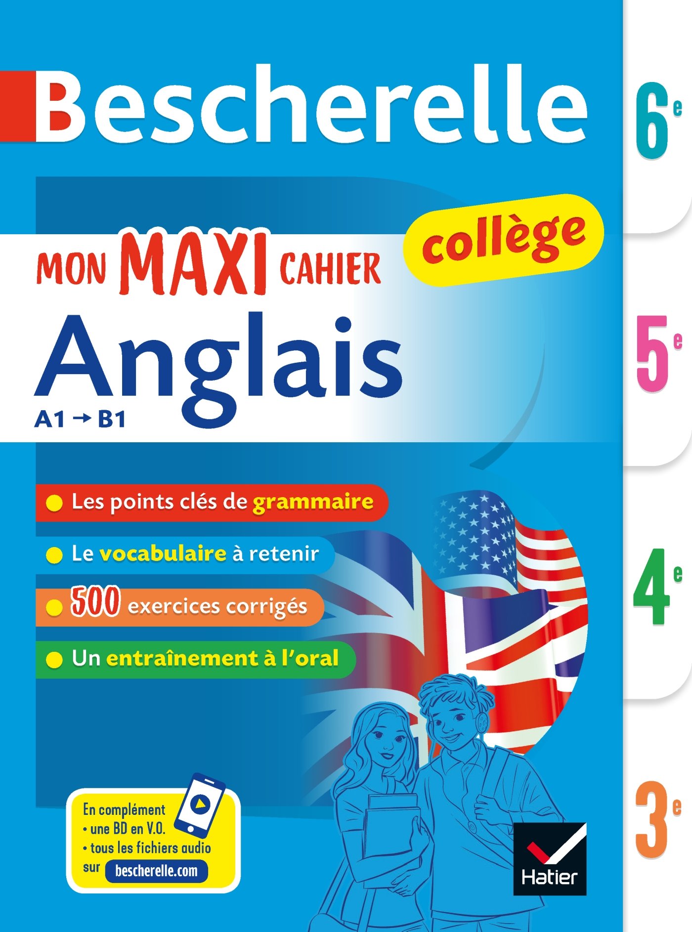 Buy Bescherelle Mon maxi cahier d'anglais 6e, 5e, 4e, 3e: pour ...