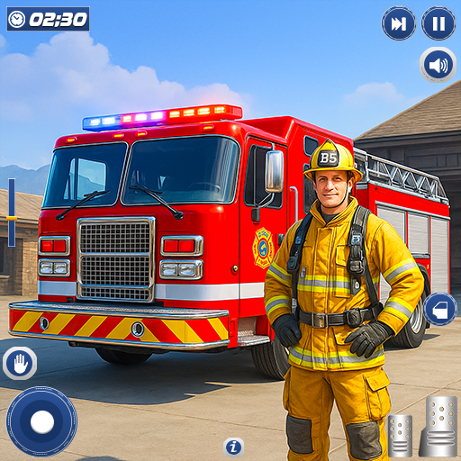 Fire Truck Driving Rescue Simulator City Ambulance Kids 3D Games 2026 ...