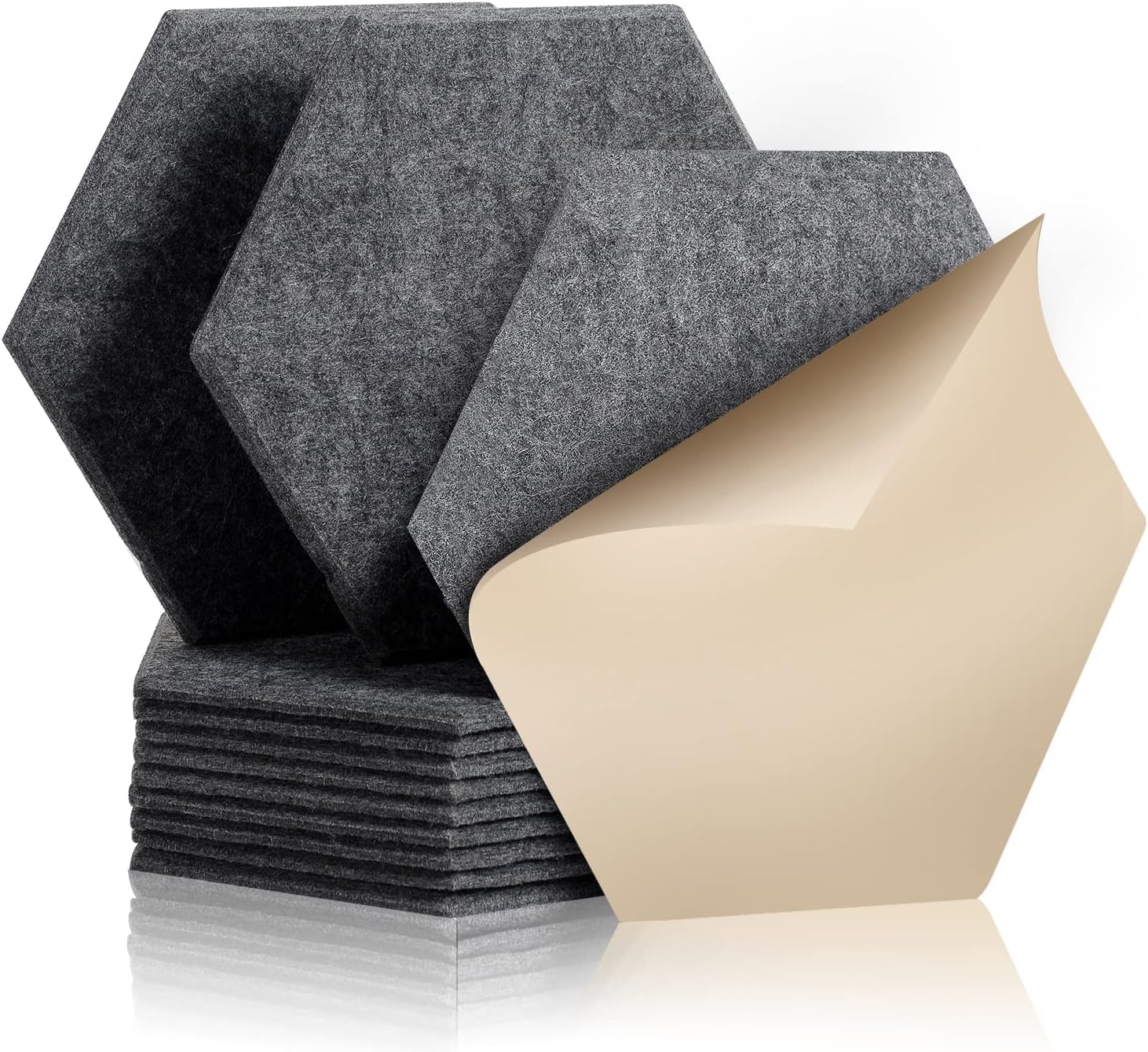 Rdutuok 12 Pack Self-Adhesive High Density Sound Proof Panels,30 x 26 ...