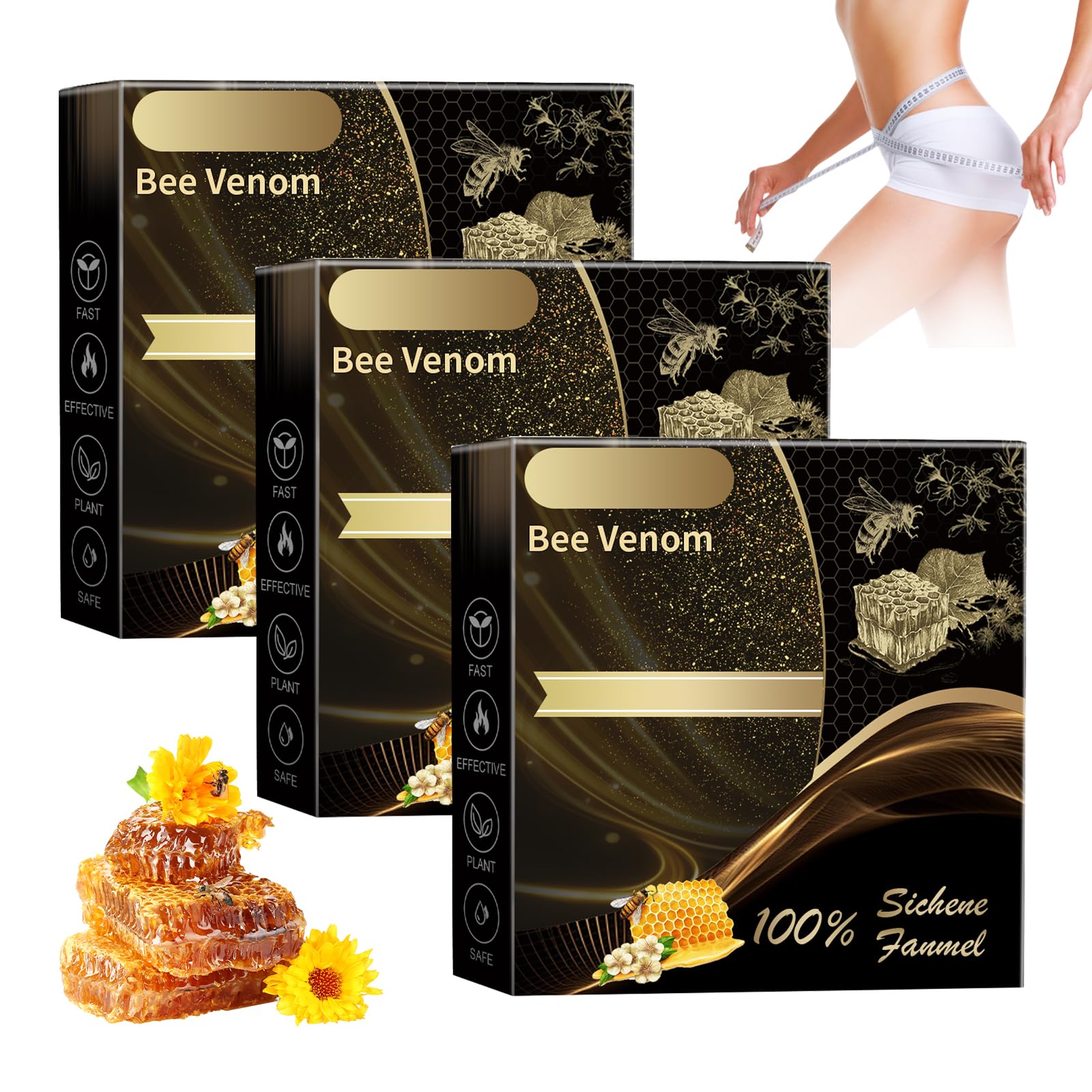 Amazon.com: TINCLUB Bee Venom Patches, Bee Venom Lymphatic Drainage ...