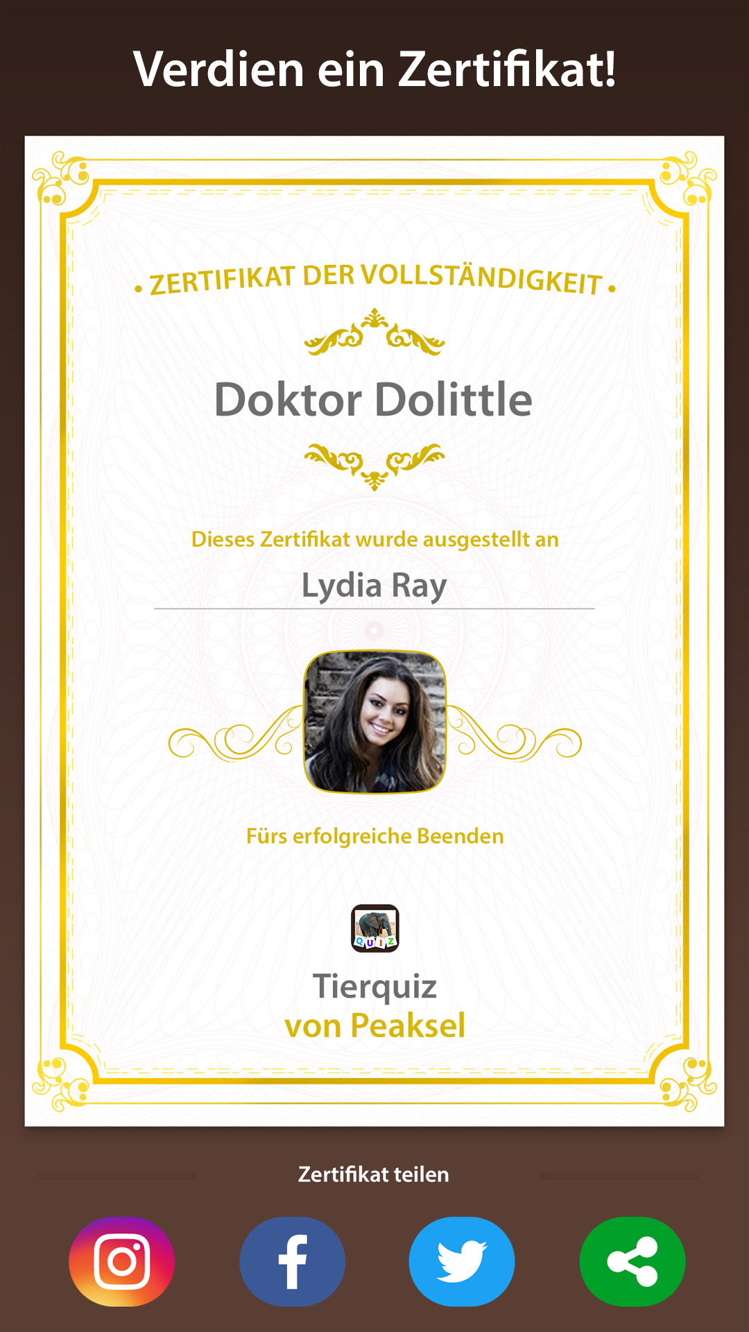 Tierquiz: Quizfragen und Antworten:Amazon.de:Appstore for Android