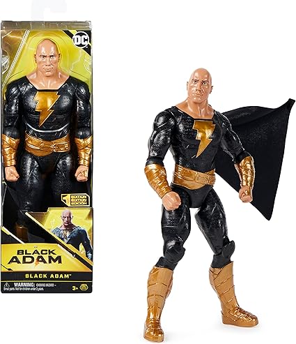 Amazon.com: DC Comics, Black Adam Movie 12-inch Action Figure ...